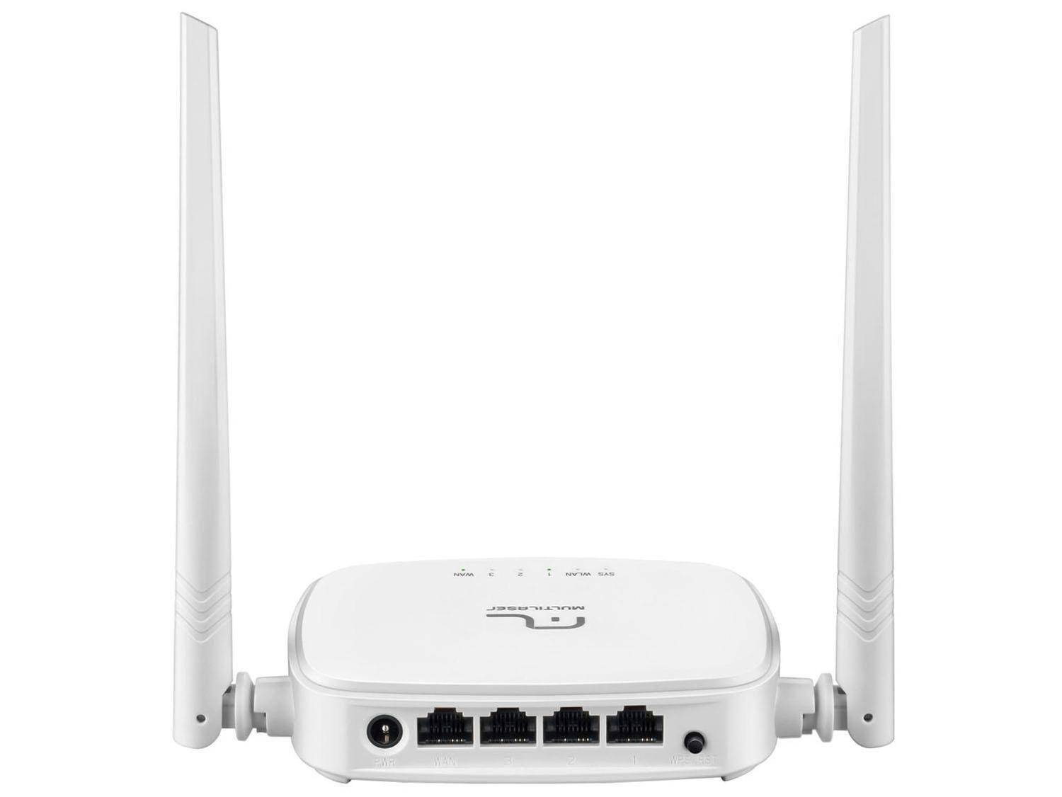 Roteador Wireless Multilaser RE071 - 300Mbps 2 Antenas 5 Portas ...