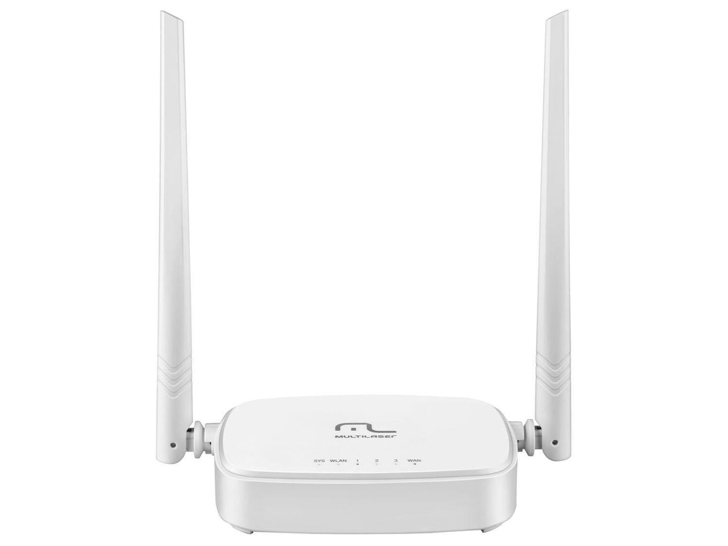 Roteador Wireless Multilaser RE071 - 300Mbps 2 Antenas 5 Portas ...