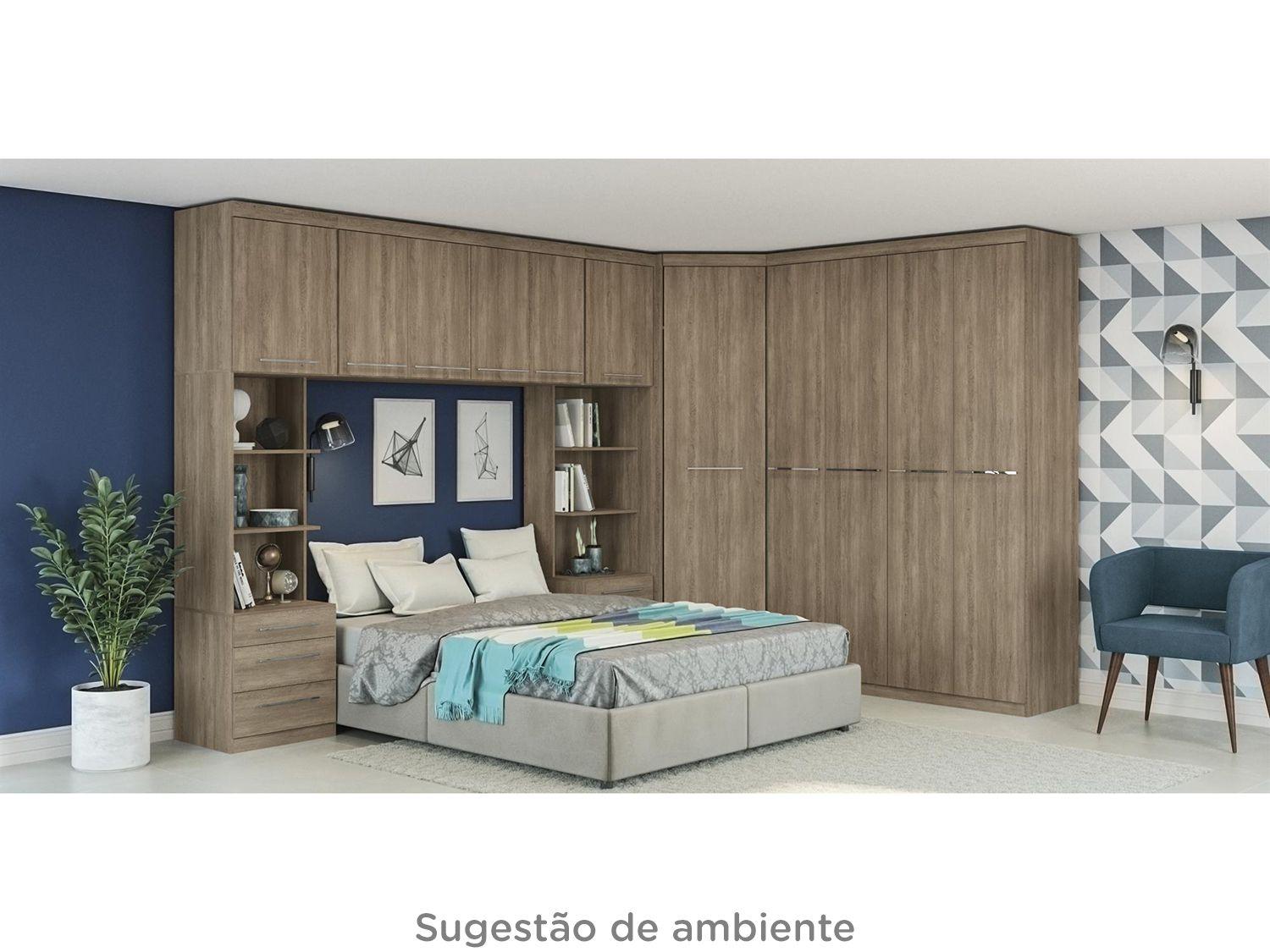 Roupeiro de Canto Modulado 1 Porta Kappesberg - Dormitório M Smart A528 ...