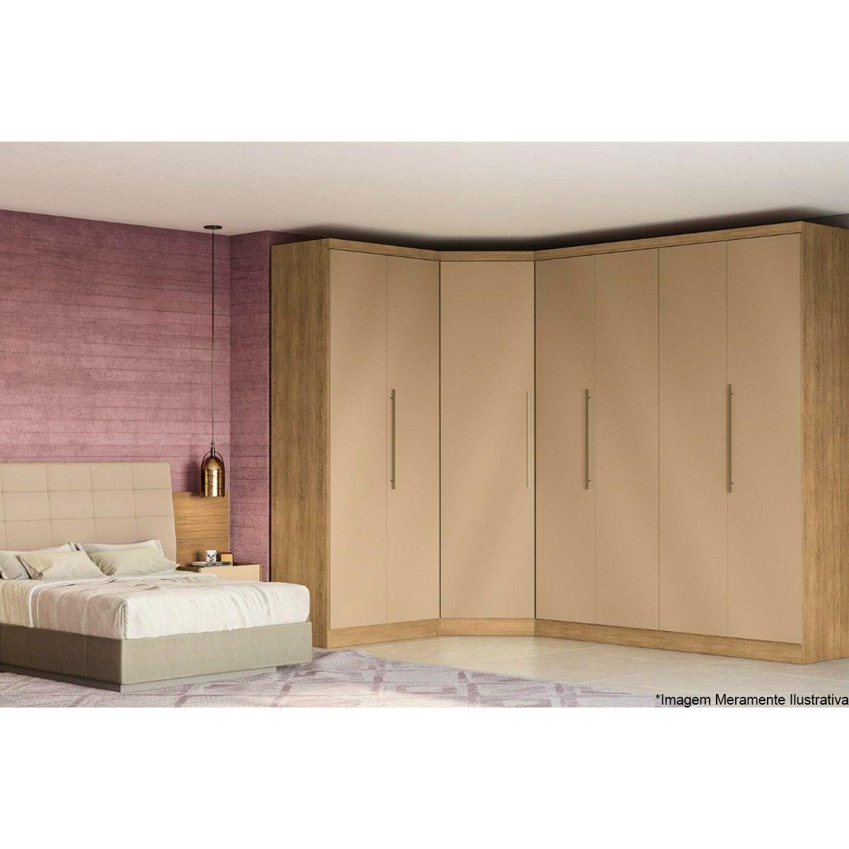 Roupeiro Modulado Kappesberg Duo H557 Freijó - Guarda-Roupa / Roupeiro ...