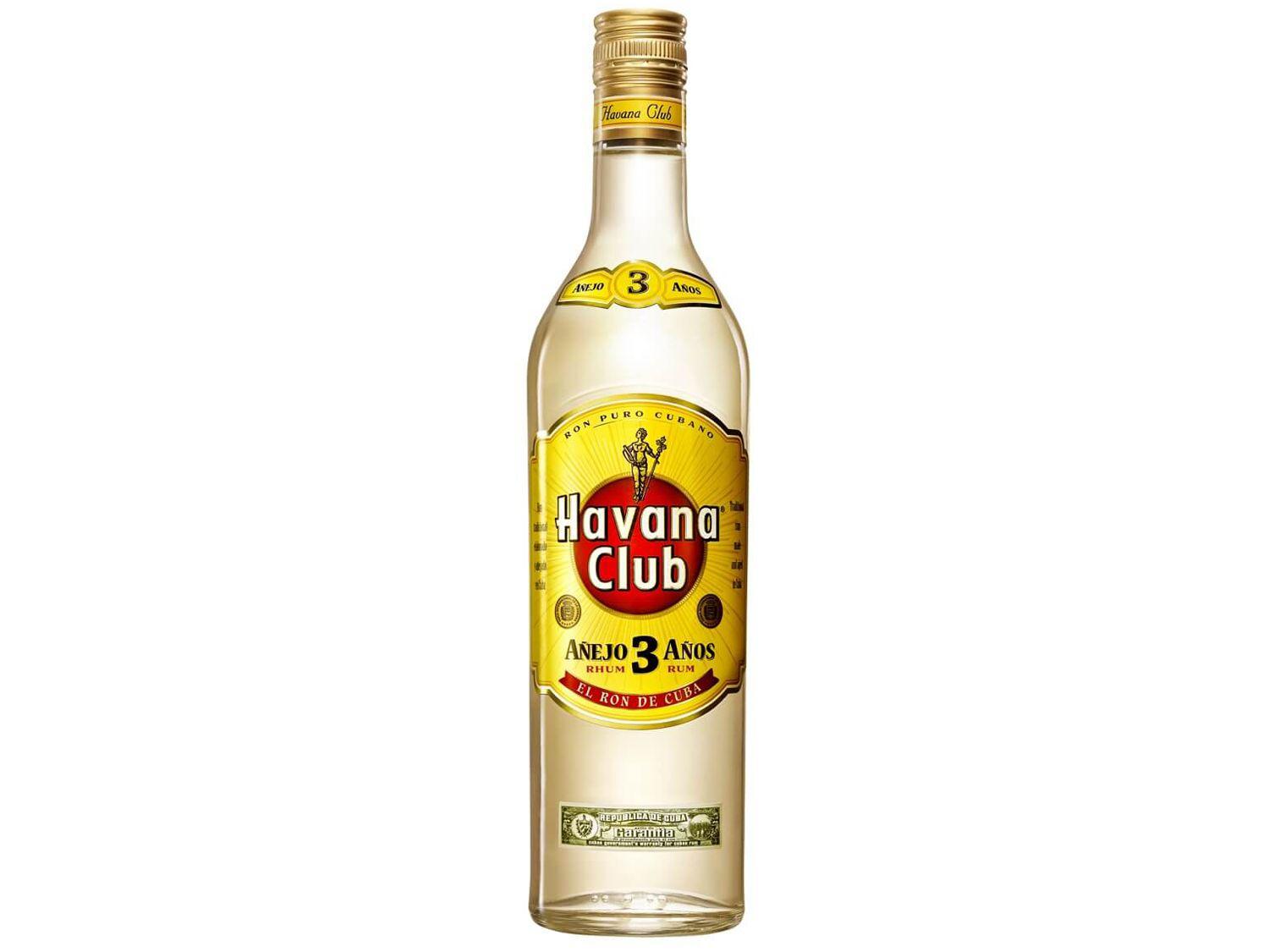 Rum Havana Club 3 Anos - 750ml - Rum - Magazine Luiza