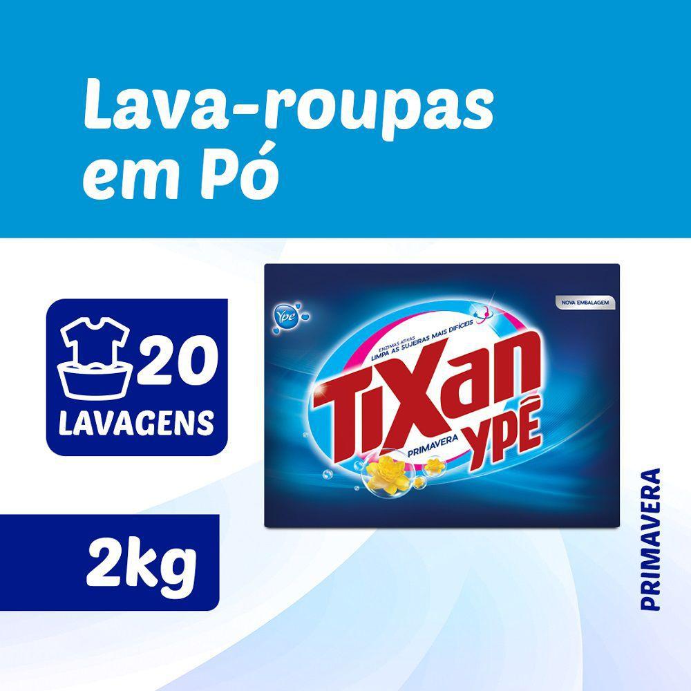 Sabão em Pó Tixan Primavera 2kg 1 UN Ypê - YPE - Sabão em Pó - Magazine Luiza
