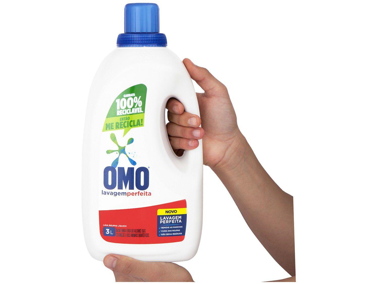 Sabão Líquido Omo Lavagem Perfeita - 3L - Sabão Líquido - Magazine Luiza