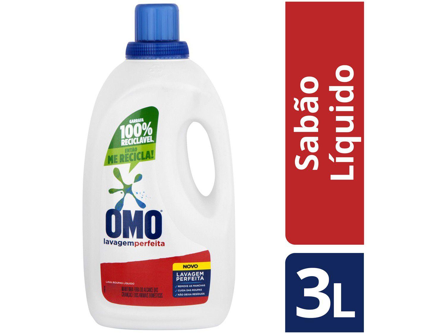Sabão Líquido Omo Lavagem Perfeita - 3L - Sabão Líquido - Magazine Luiza