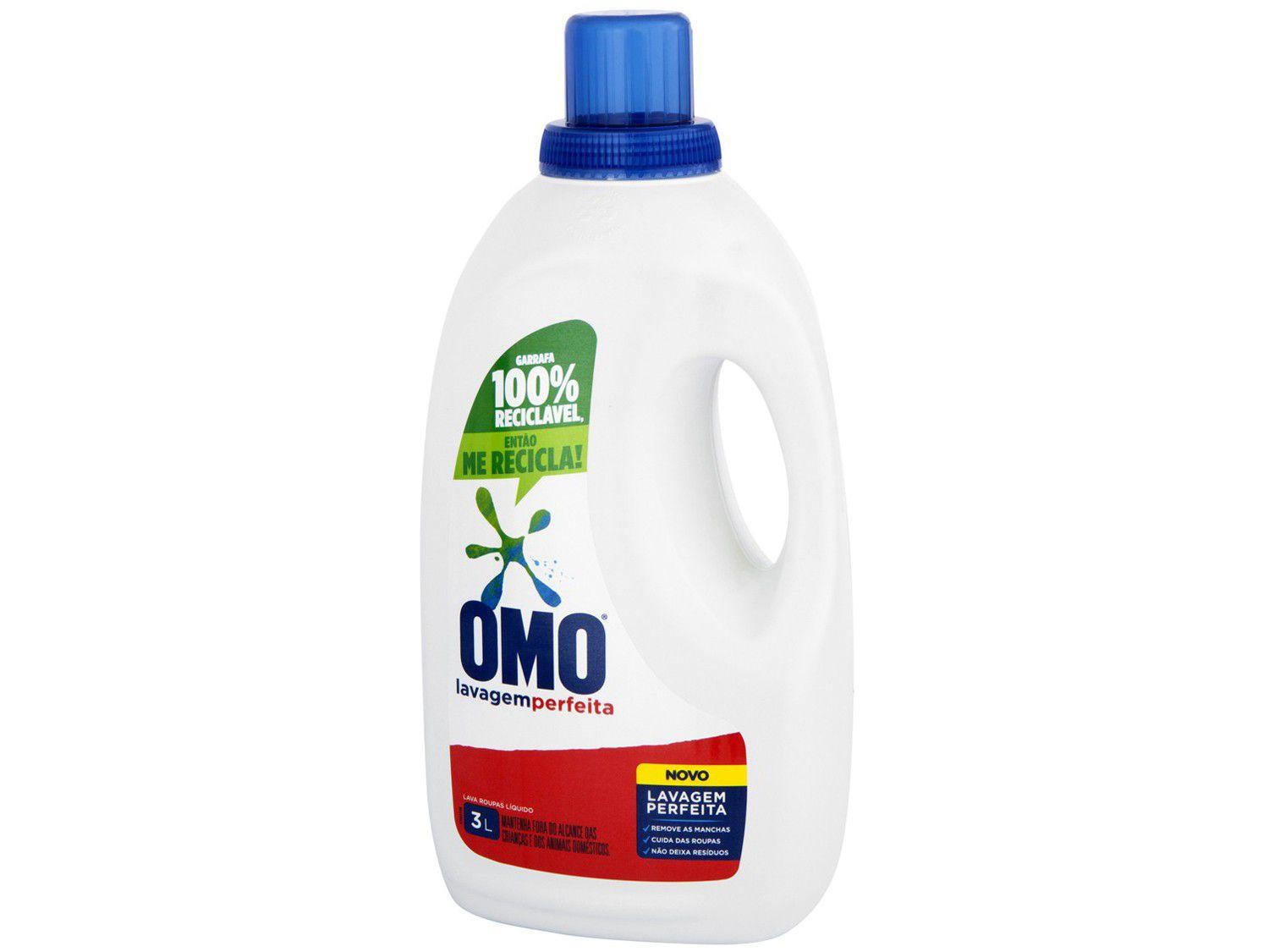 Sabão Líquido Omo Lavagem Perfeita - 3L - Sabão Líquido - Magazine Luiza