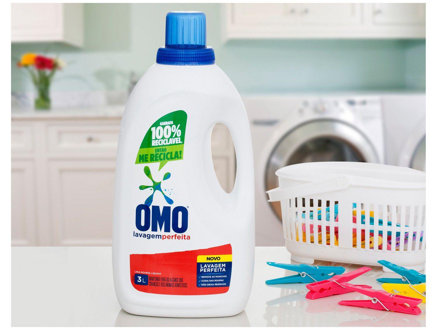 Sabão Líquido Omo Lavagem Perfeita - 3L - Sabão Líquido - Magazine Luiza