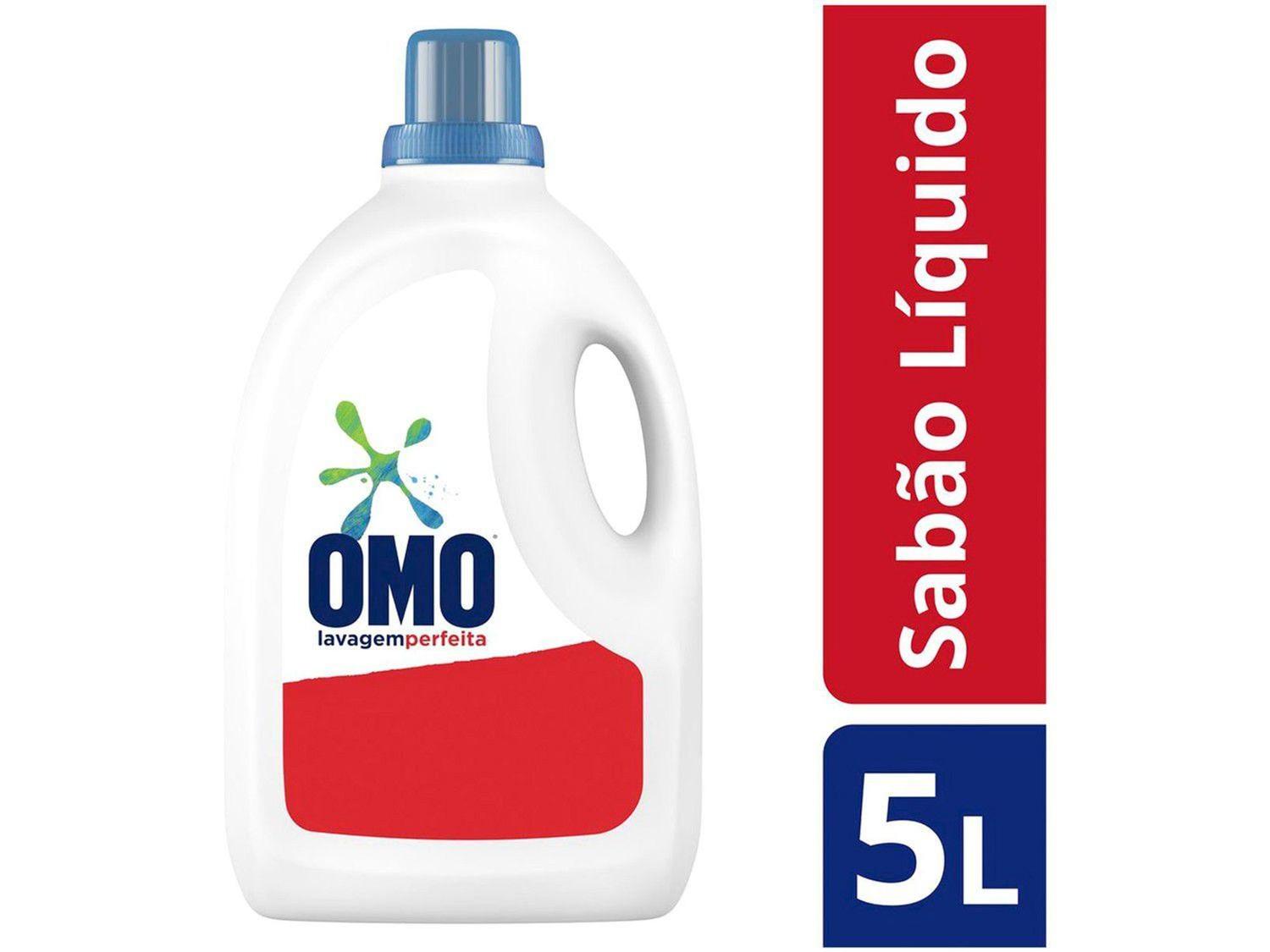 Sabão Líquido Omo Multiação Lavagem Perfeita - 5L - Sabão Líquido ...