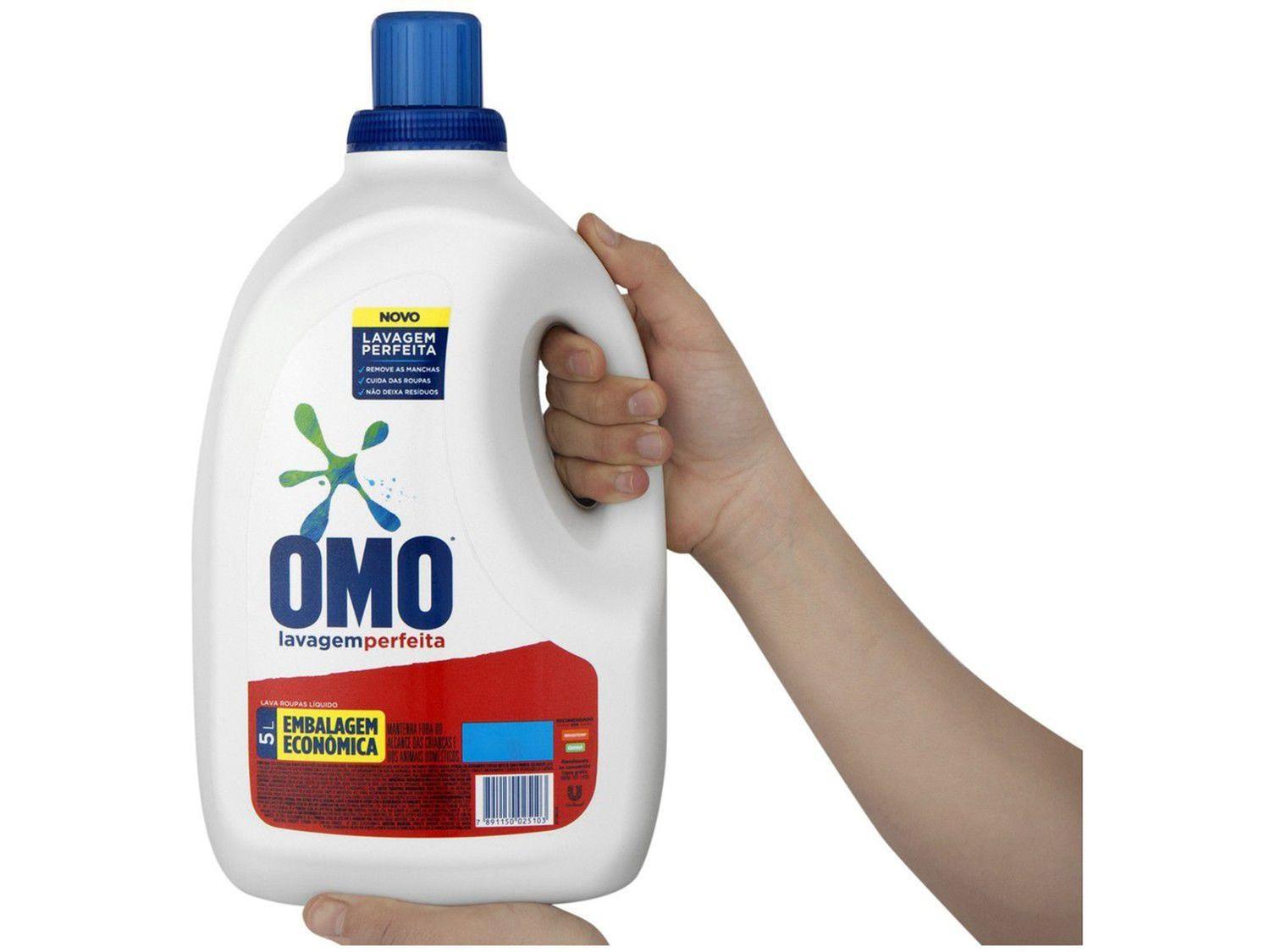 Sabão Líquido Omo Multiação Lavagem Perfeita - 5L - Sabão Líquido ...