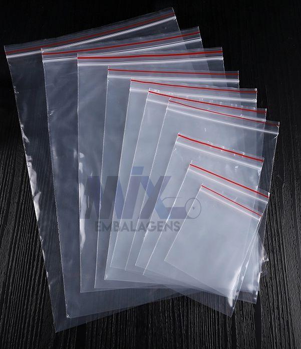 Saco Zip Lock Hermético N1 - 5x7 - C/ 100 Unid. - Mix Embalagens - Saco ...