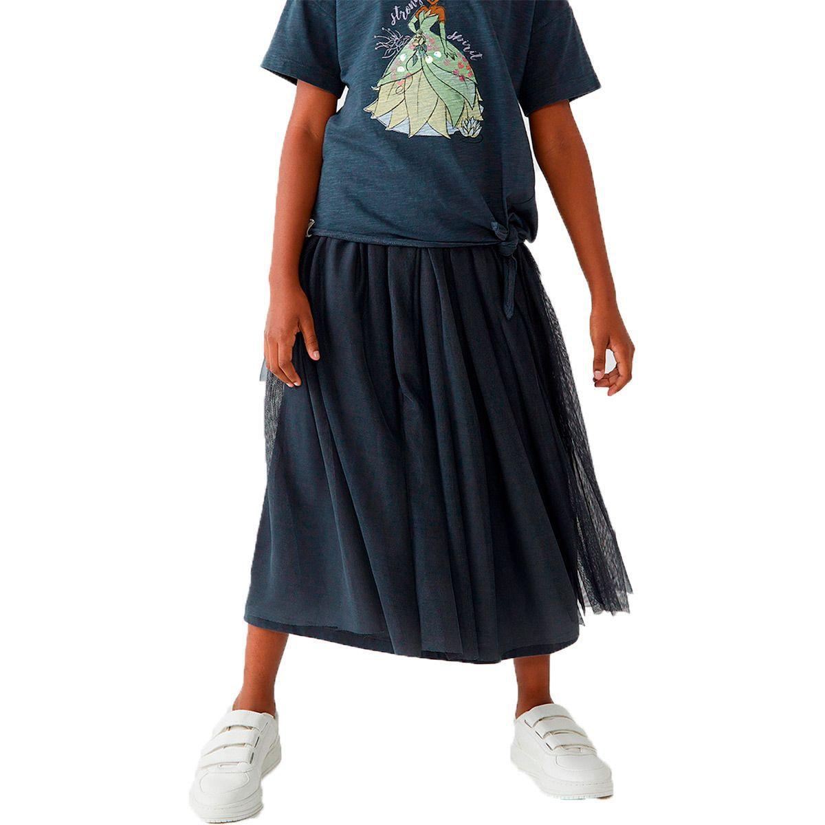 Saia Midi Tule Infantil Menina - hering - Saia Infantil - Magazine Luiza