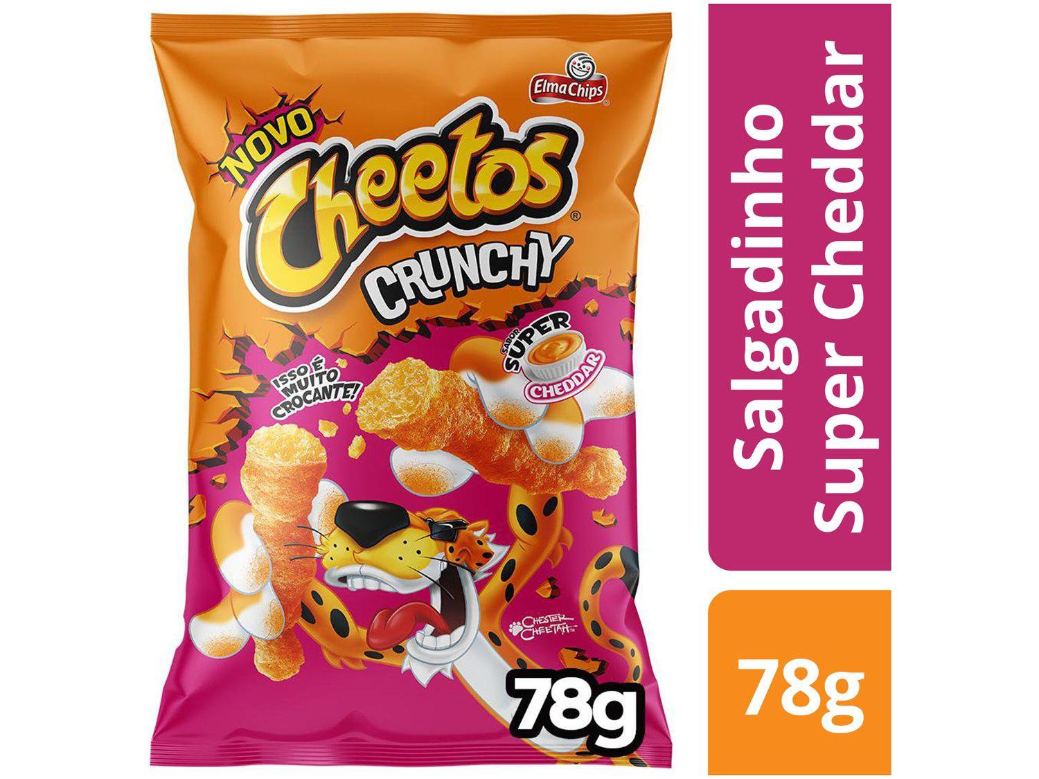 Salgadinho Cheetos Crunchy Super Cheddar 78g