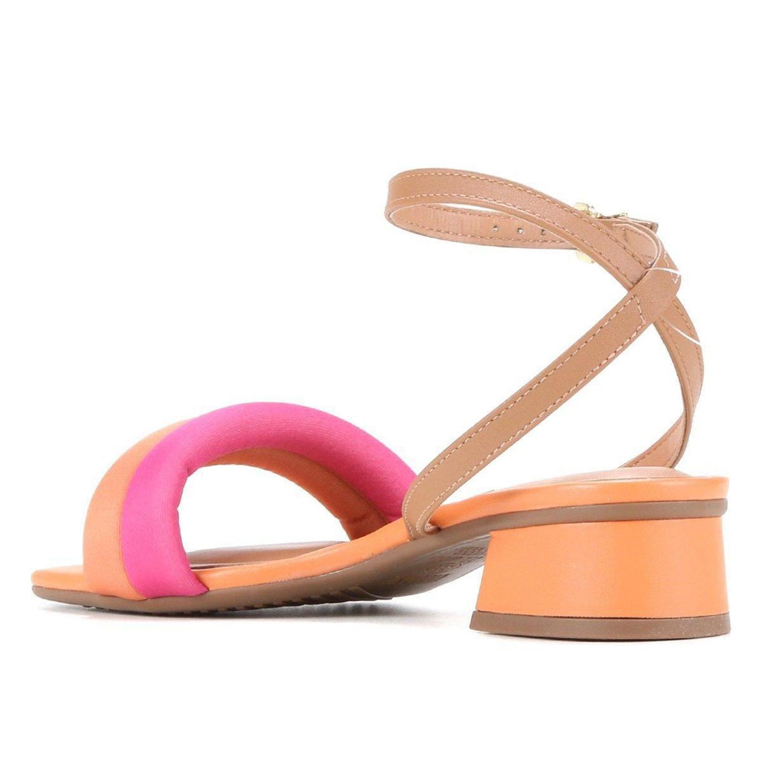 Sandália Vizzano Salto Grosso Baixo Feminina - Sandália Feminina ...