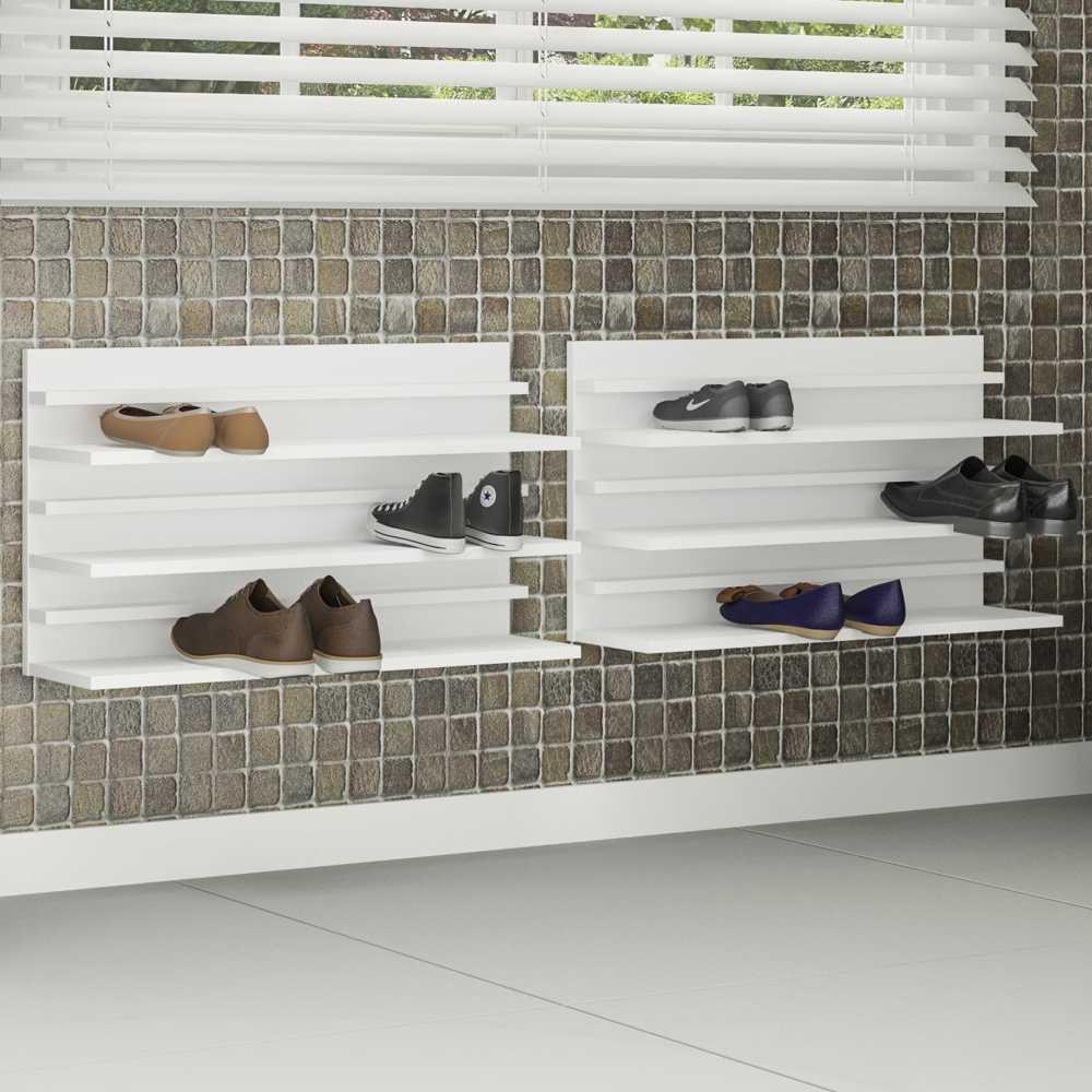 Sapateira Compacta Suspensa para 9 Pares SA3401 Tecno Móbili ...