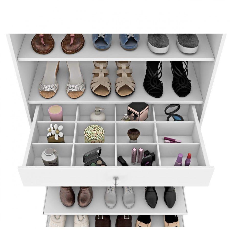 Sapateira Multiuso Atenas Potente Retro sem Espelho 2 Portas ...