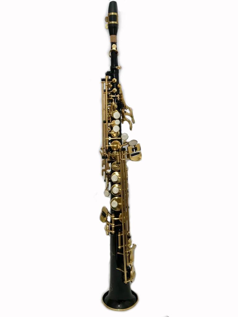 Saxofone Soprano Reto Sib Halk Preto - Saxofone - Magazine Luiza