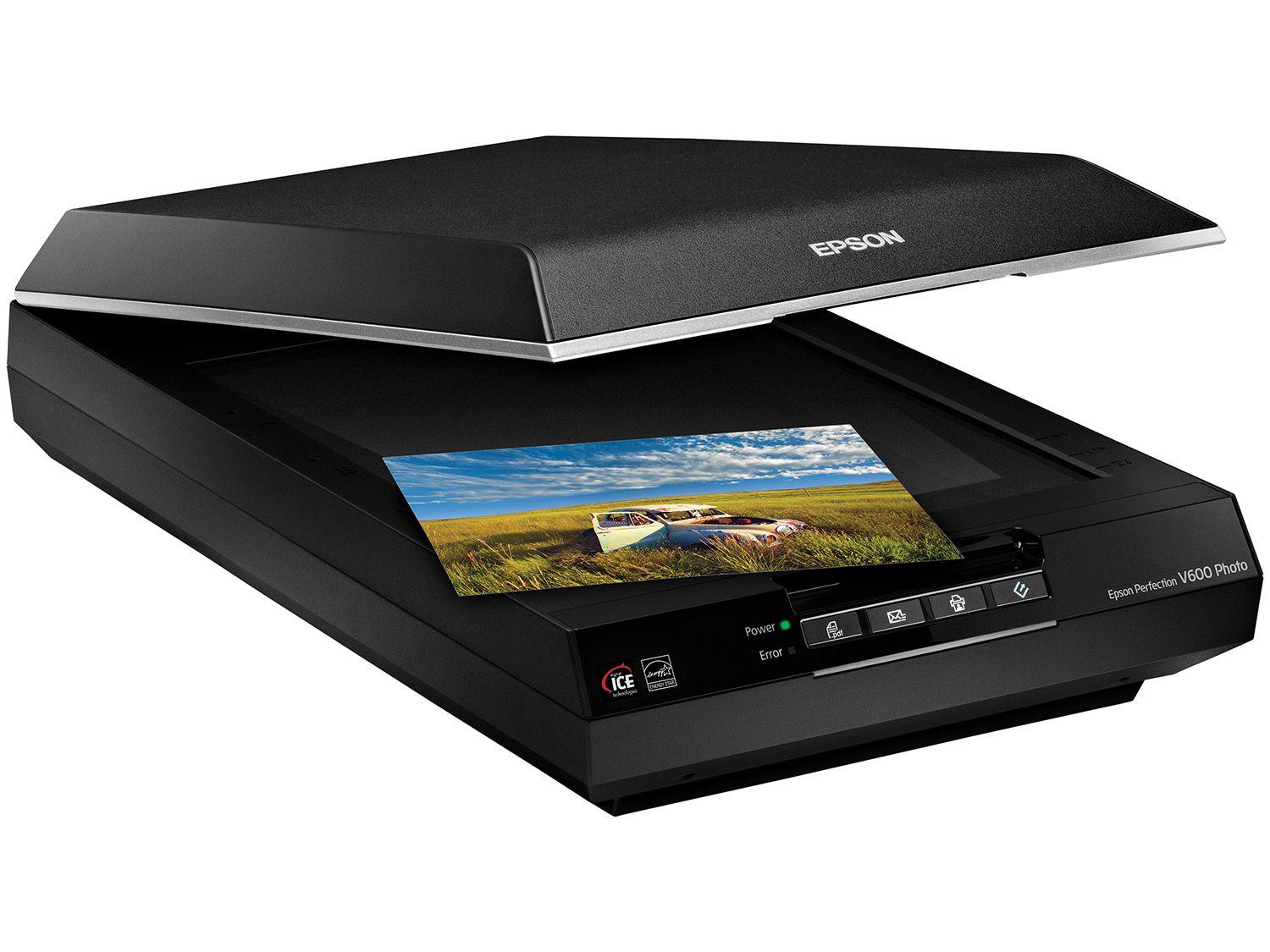 Scanner Fotográfico Epson Perfection V600 - Colorido 6400dpi - Scanner ...