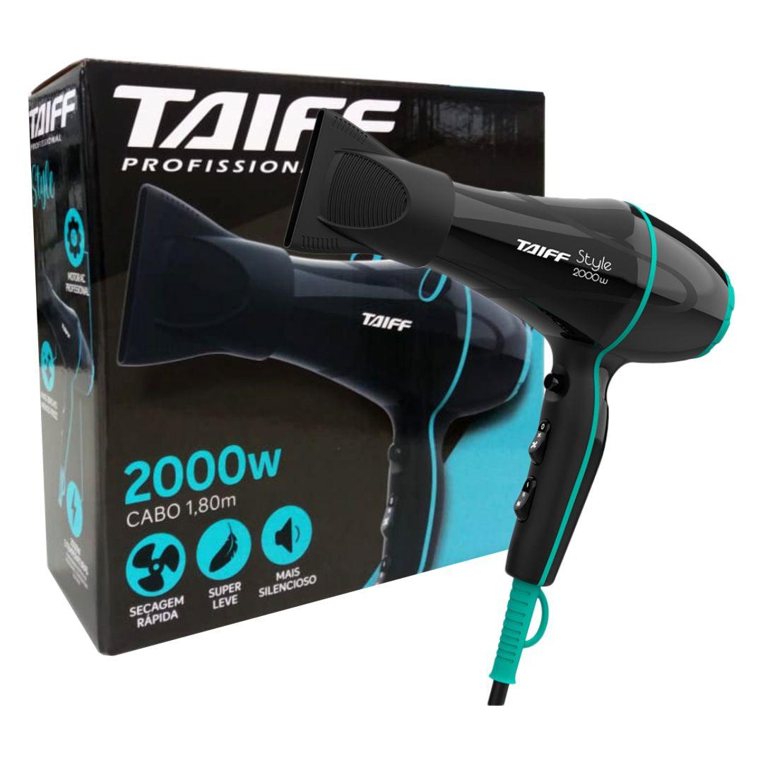 Secador de cabelo profissional taiff style 2000w - 127v - Secador de ...