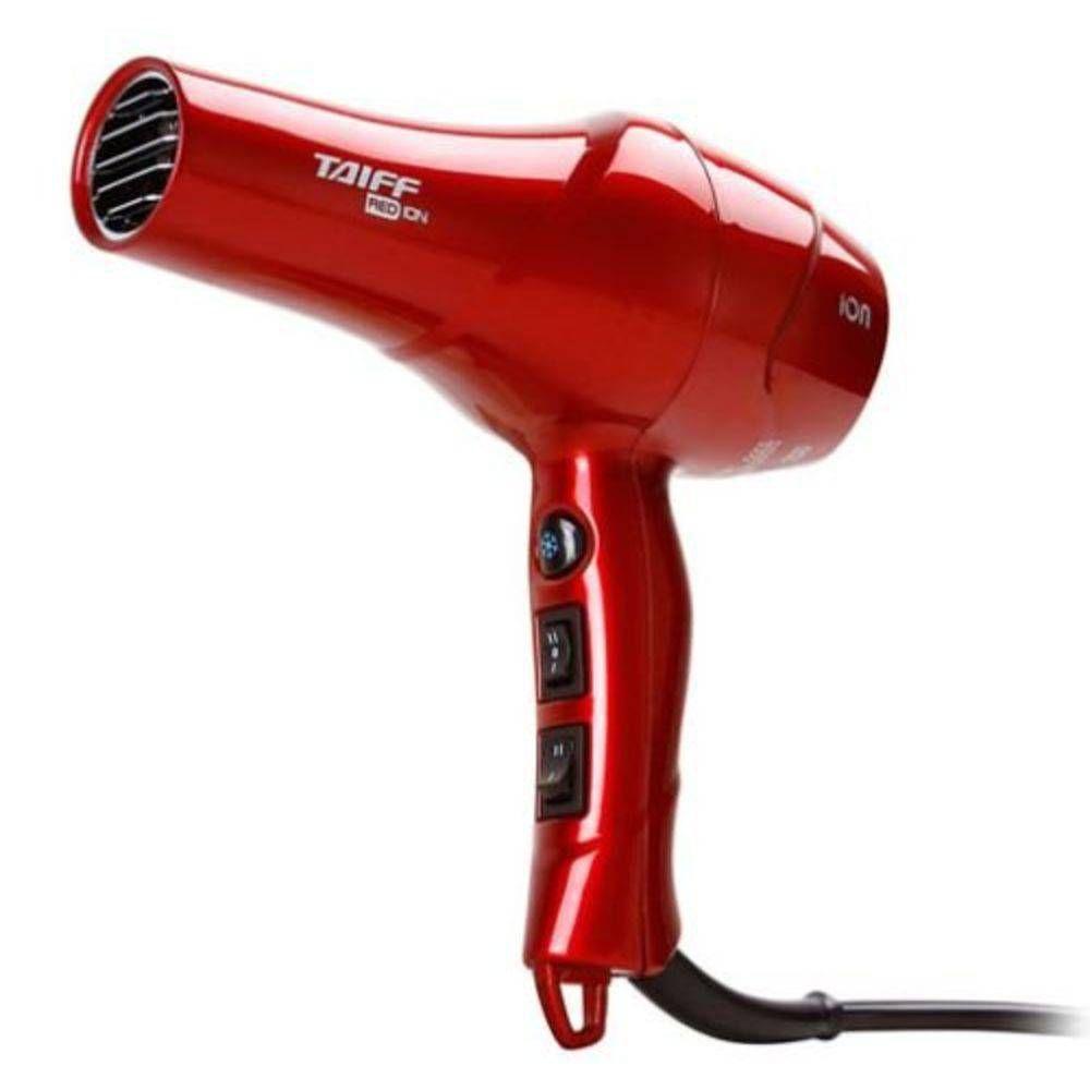 Secador De Cabelo Taiff Red Ion 1900 Watts, Vermelho 110V - Secador de ...