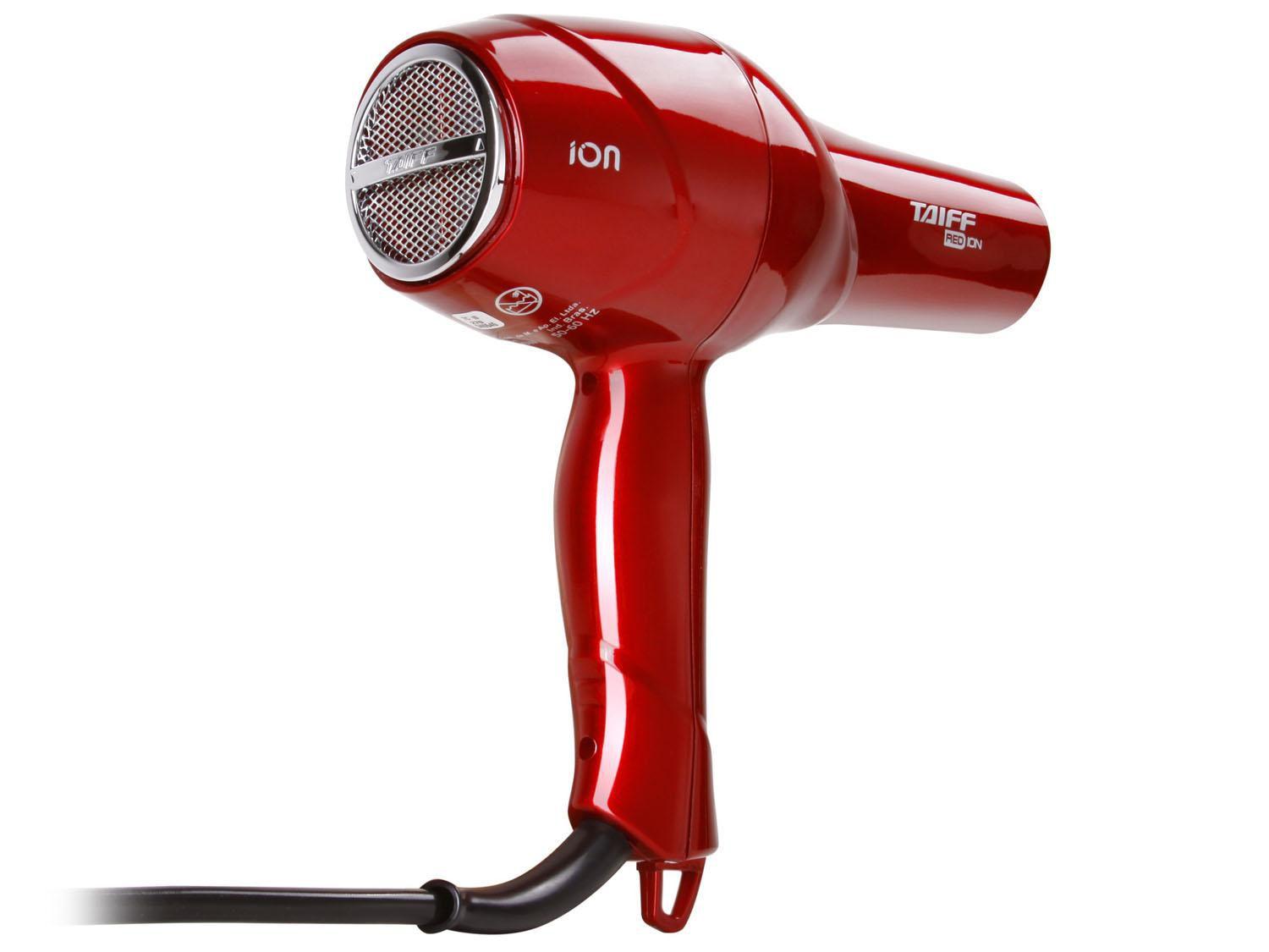 Secador de Cabelo Taiff Red Íon - 1900W 2 Velocidades - Secador de ...