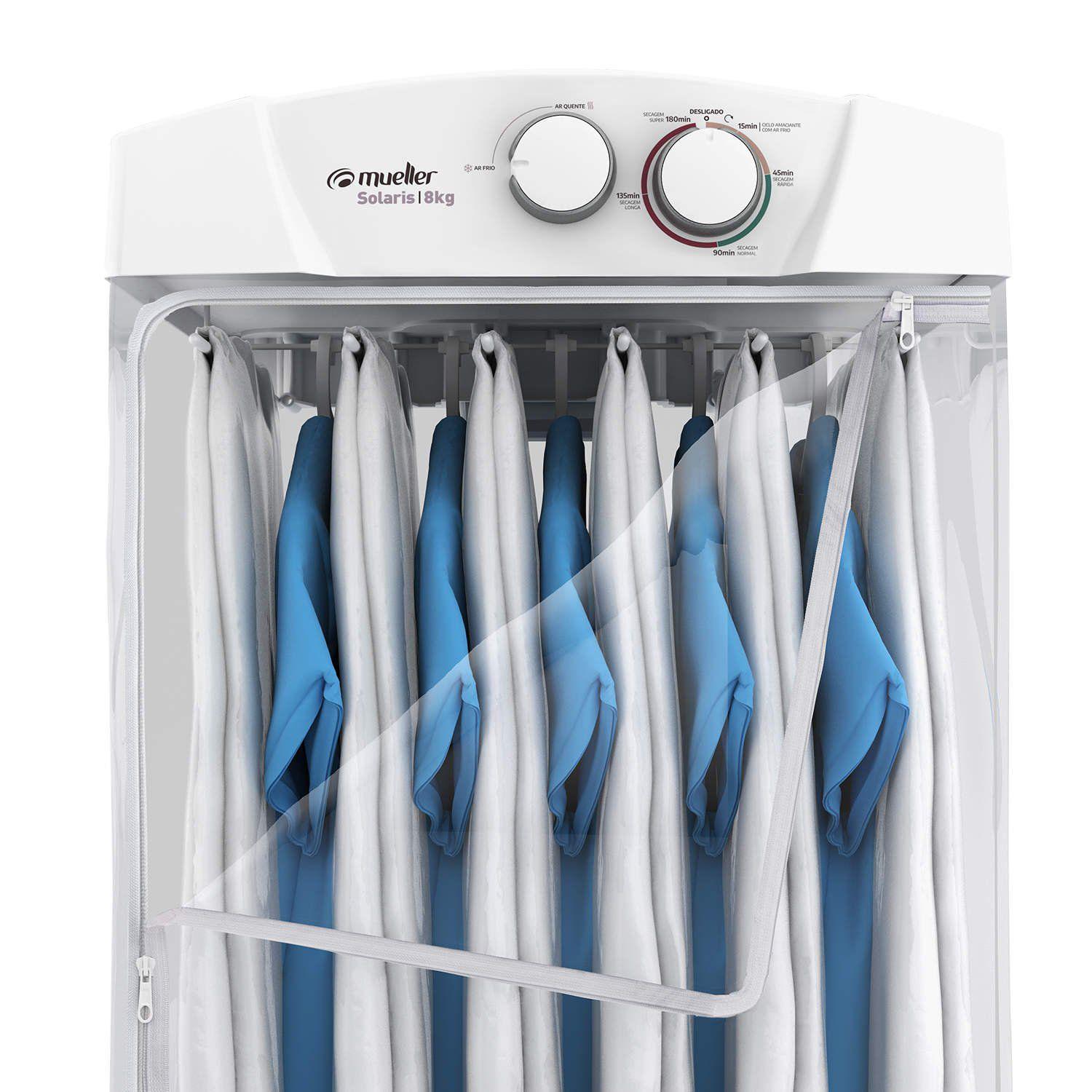 Secadora de Roupas Solaris 8kg Mueller 220V Branco - Secadora de Roupas ...