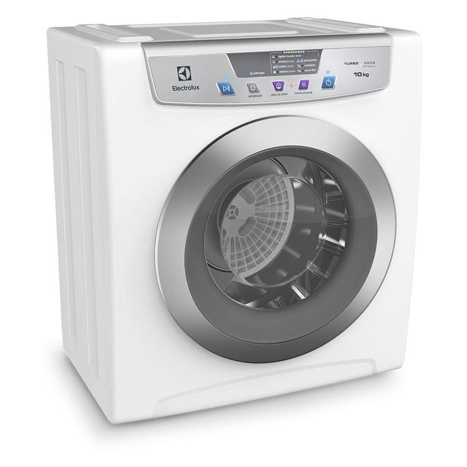 Secadora de Roupas Turbo Compacta 10kg Parede ou Piso SVP10 Electrolux ...
