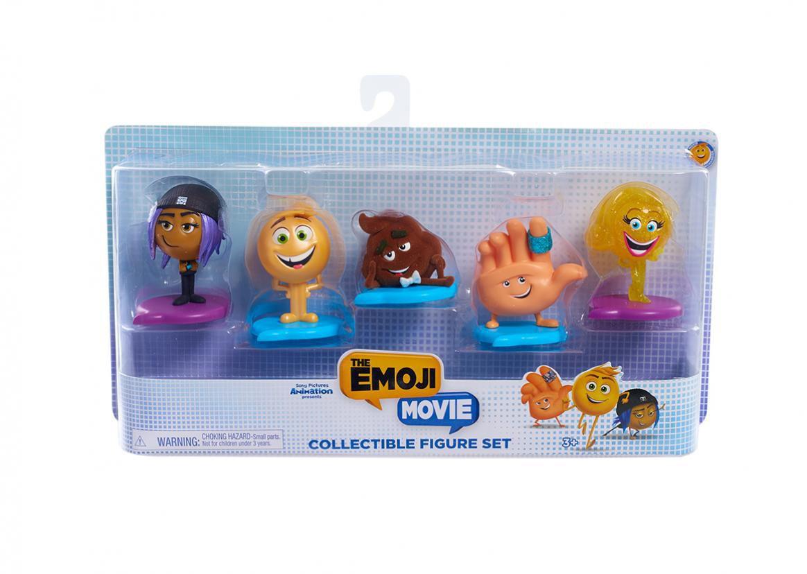 Set 5 Bonecos Emoji o Filme Figuras Coleção - Just Play - Bonecos ...