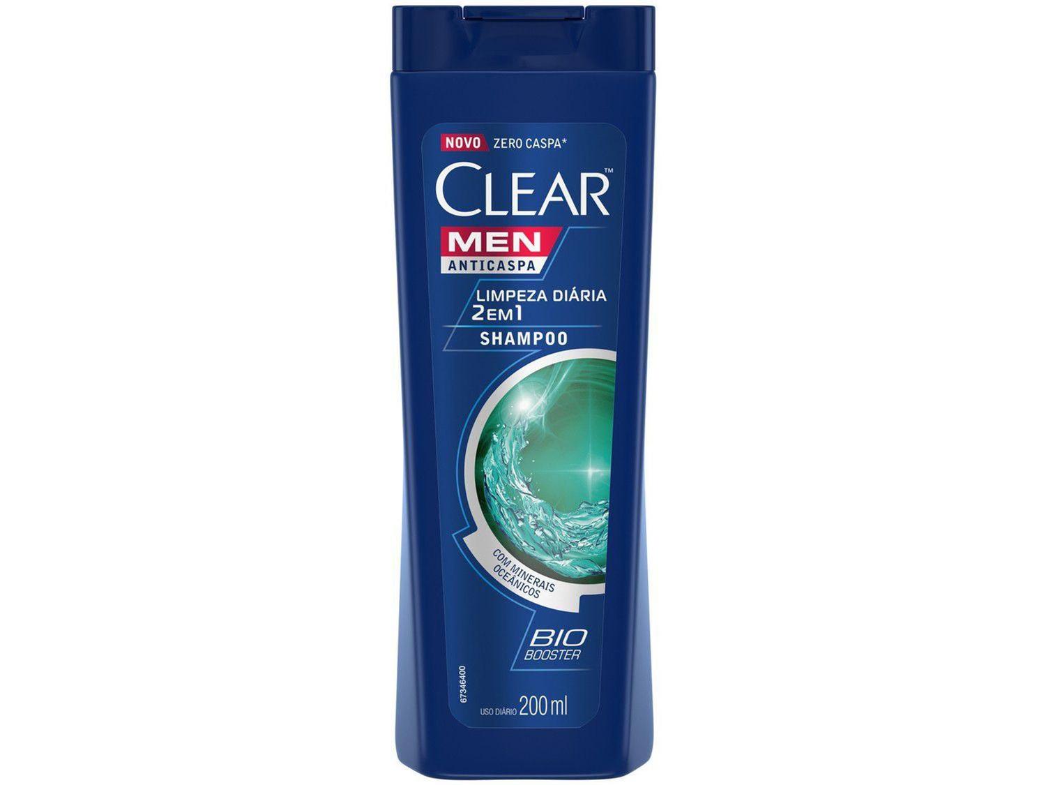 Shampoo Clear Limpeza Diária 2 em 1 - 200ml - Shampoo - Magazine Luiza