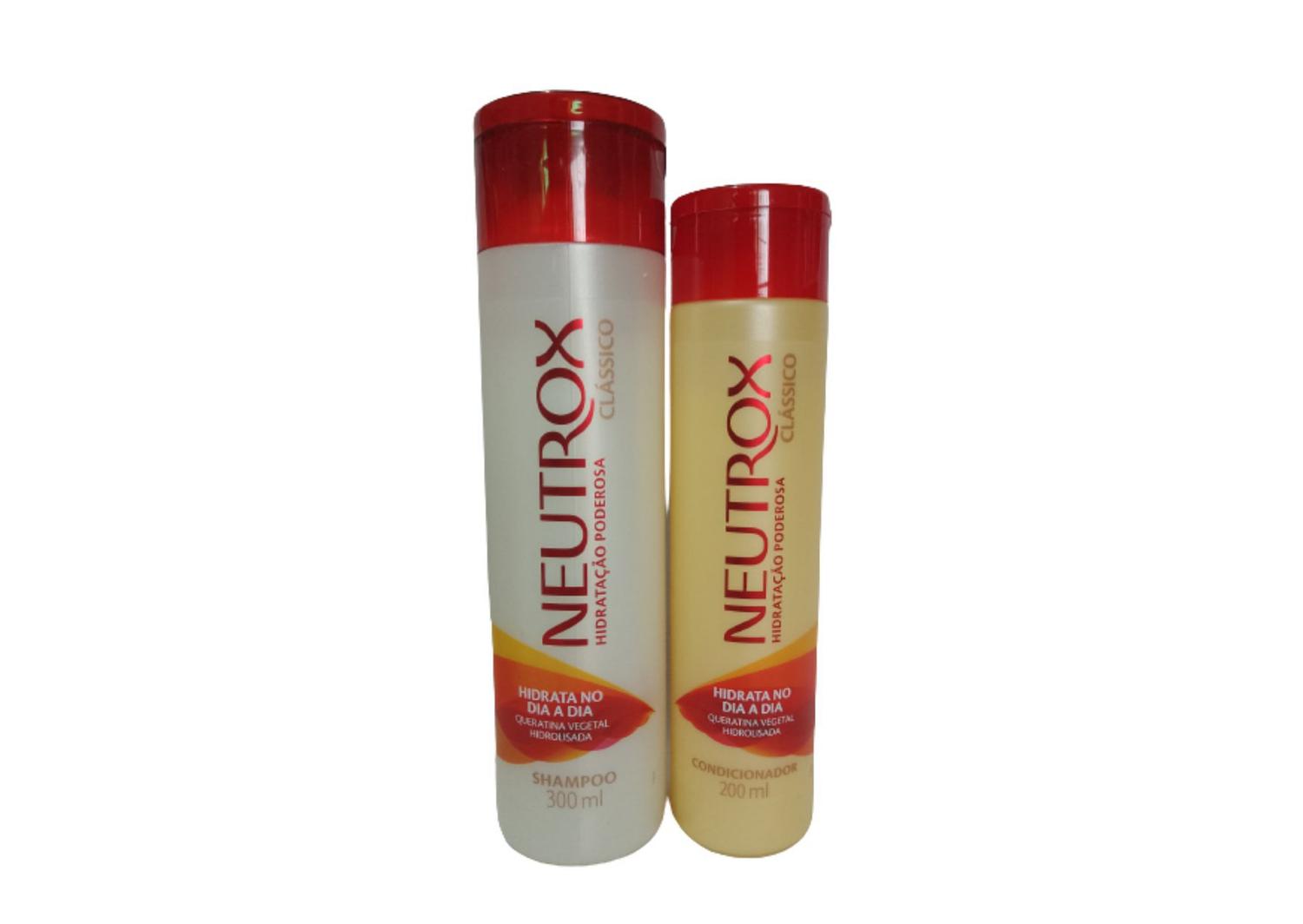 Shampoo e Condicionador Neutrox Clássico 300 + 200ml - Kit Shampoo e ...
