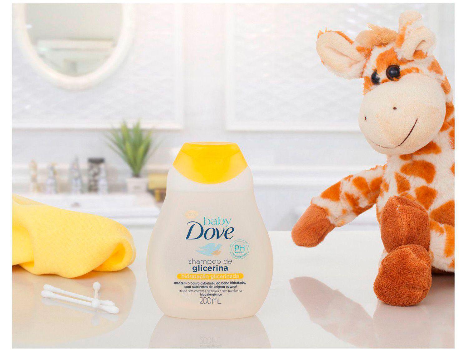 Shampoo Infantil Dove Baby - Hidratação Glicerinada 200ml - Shampoo ...