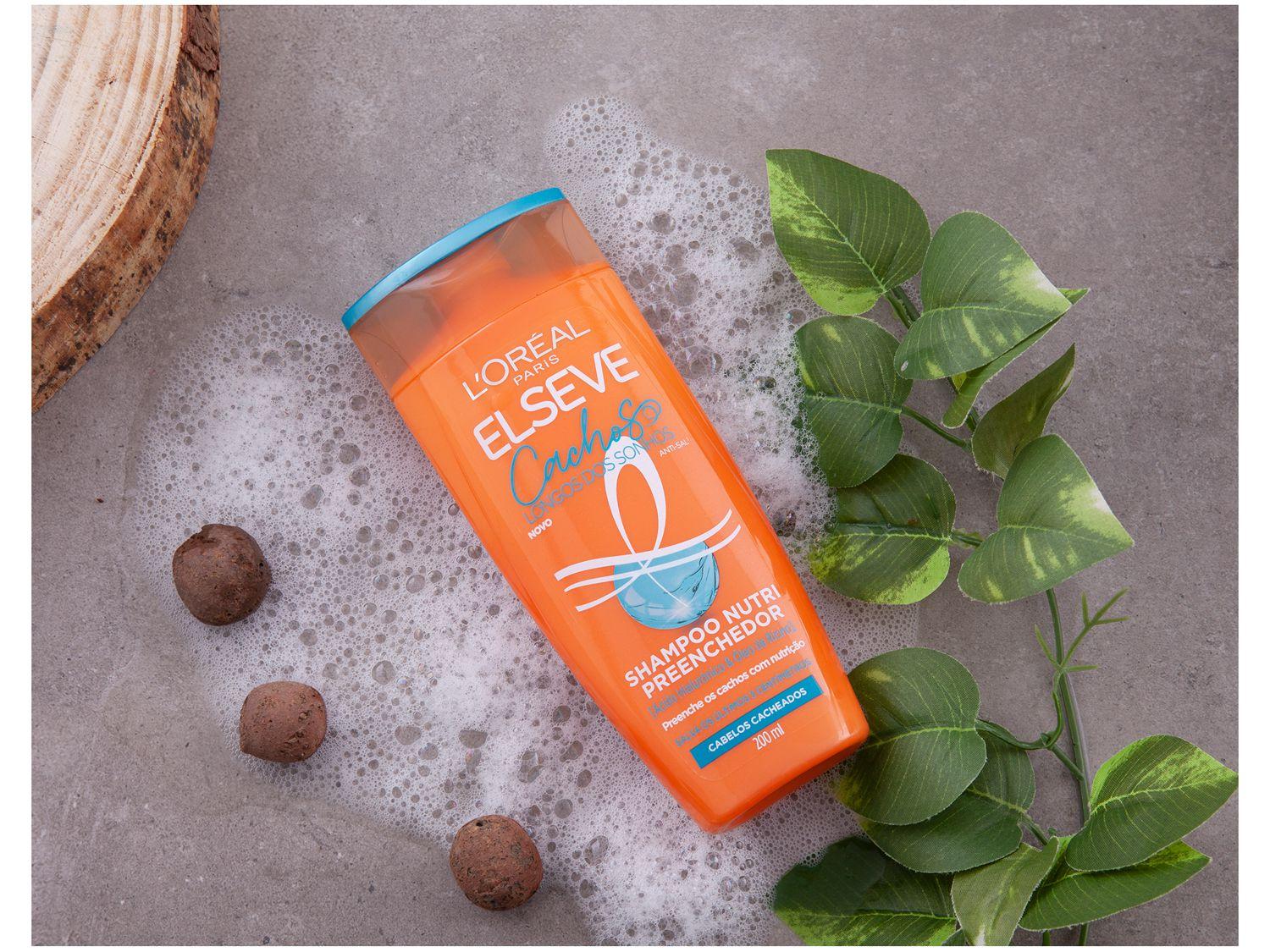 Shampoo LOréal Paris Elseve Nutri Preenchedor Cachos Longos dos Sonhos ...