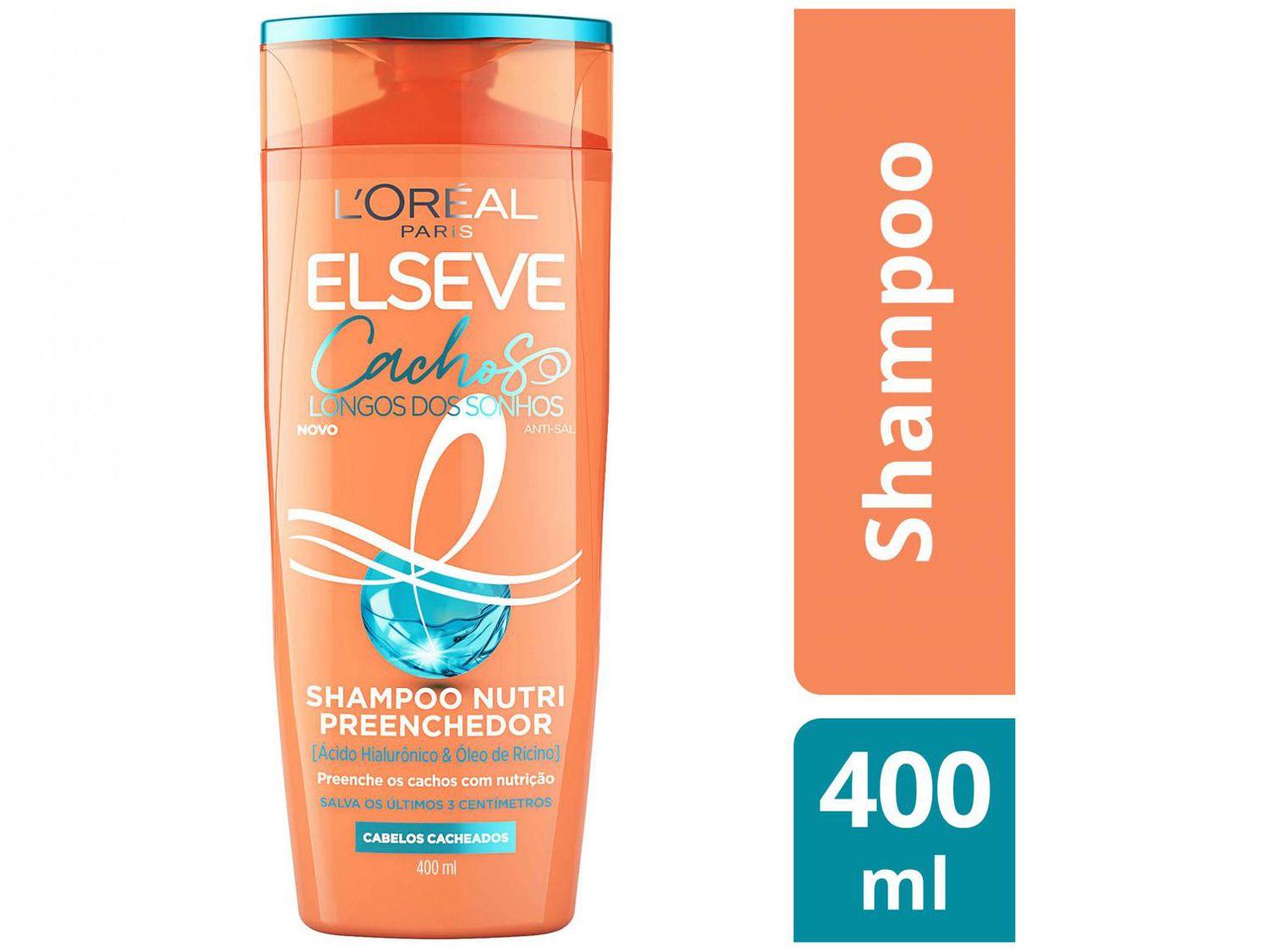 Shampoo LOréal Paris Elseve Nutri Preenchedor Cachos Longos dos Sonhos ...