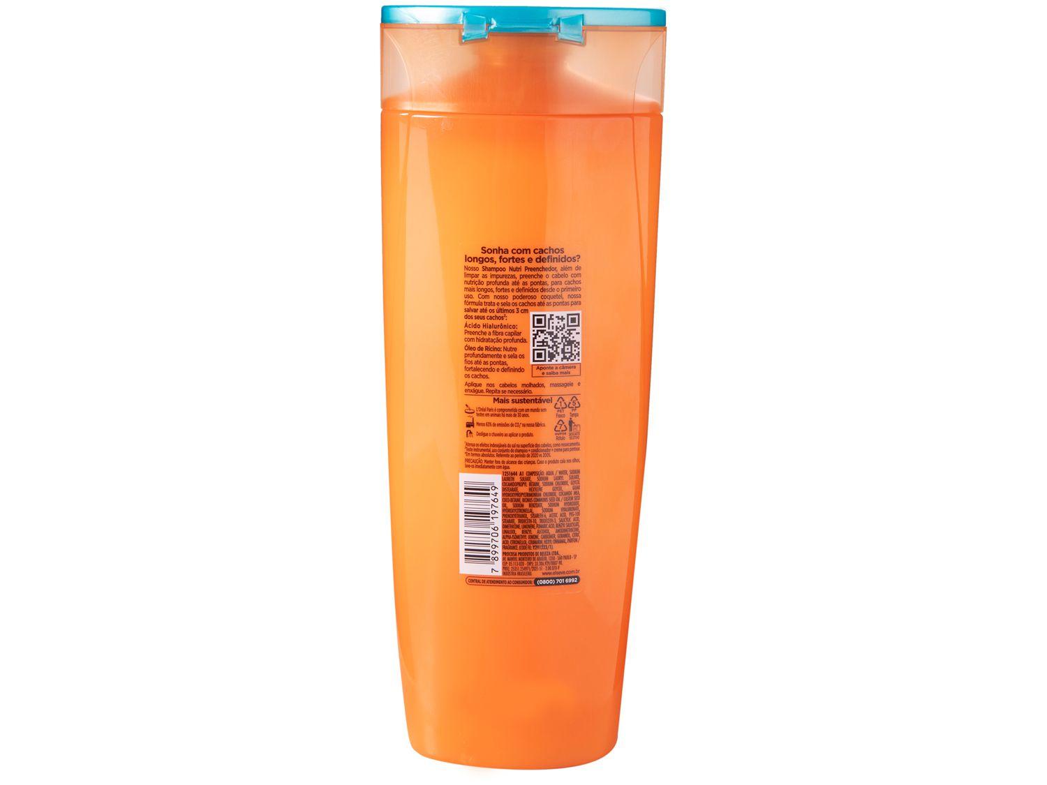 Shampoo LOréal Paris Elseve Nutri Preenchedor Cachos Longos dos Sonhos ...