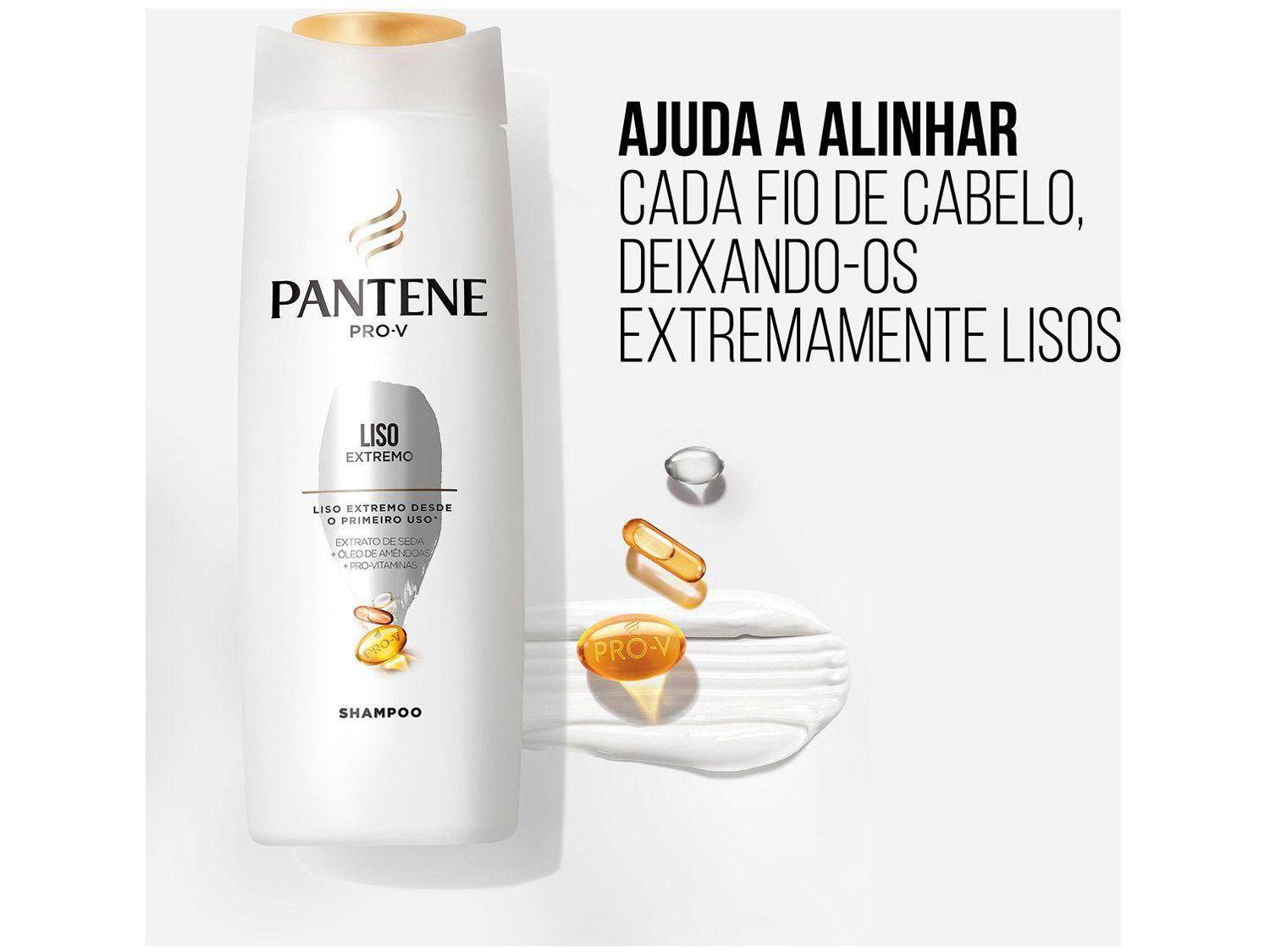 Shampoo Pantene Liso Extremo 350ml e Condicionador 175ml
