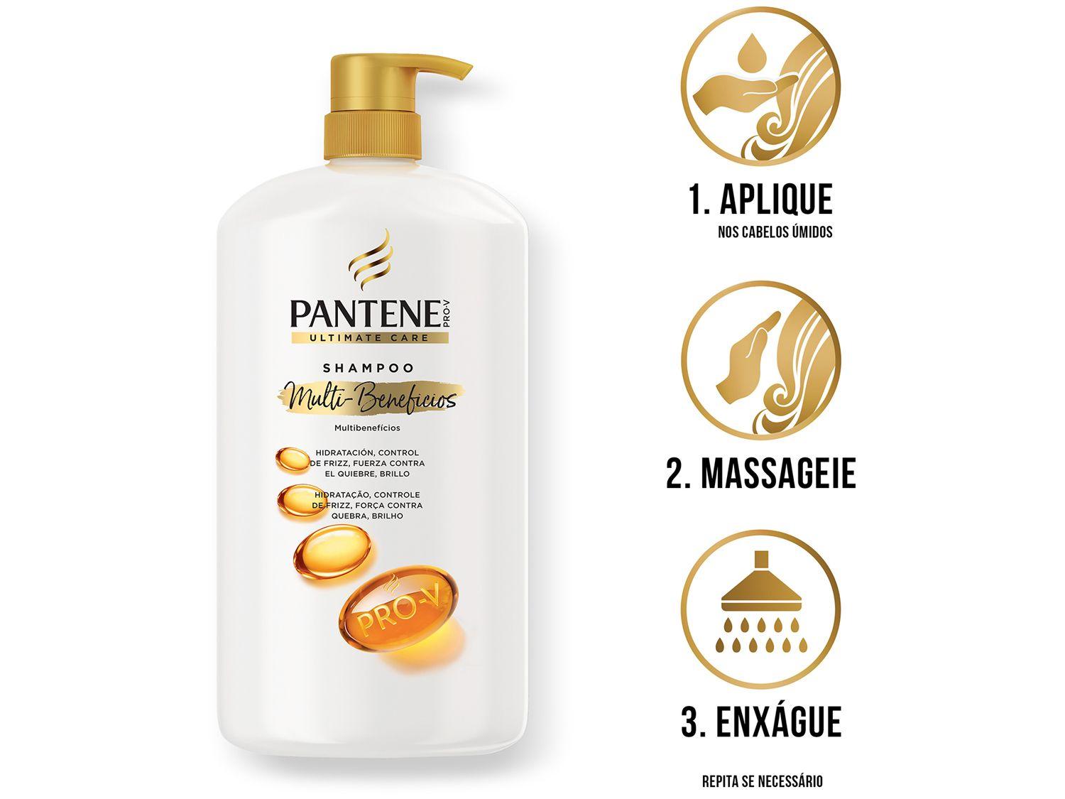 Shampoo Pantene Ultimate Care Multibenefícios