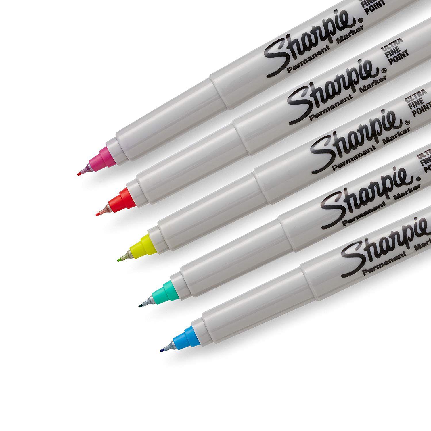 Sharpie Caneta Marcador Permanente Ponta Ultra Fina 24 Cores - Caneta ...