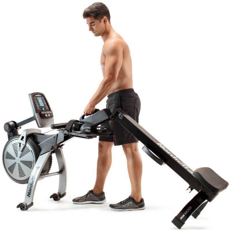 Simulador de Remo Nordictrack RW200 Dobrável com Tela LCD Até 113 kg ...
