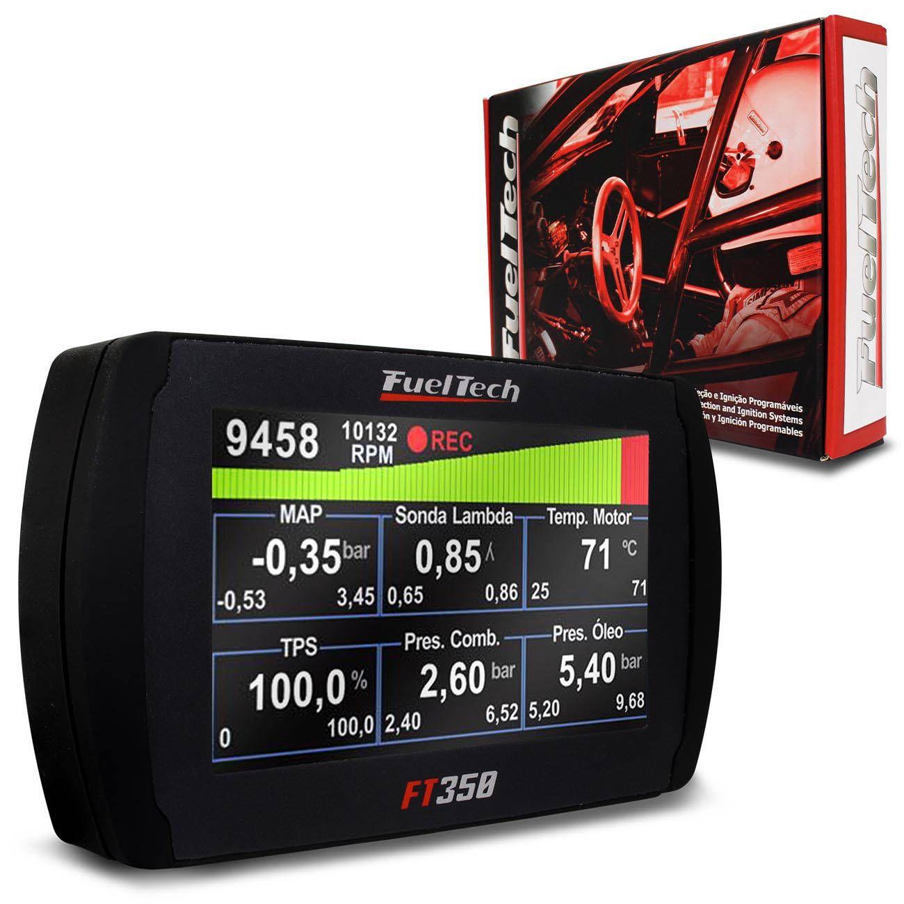 Sistema de Injeção e Ignição Eletrônica Programável FuelTech FT350 com ...