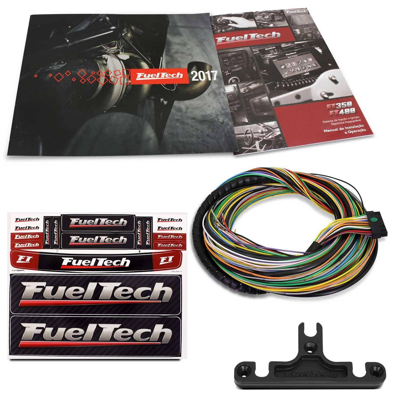 Sistema de Injeção e Ignição Eletrônica Programável FuelTech FT350 com ...