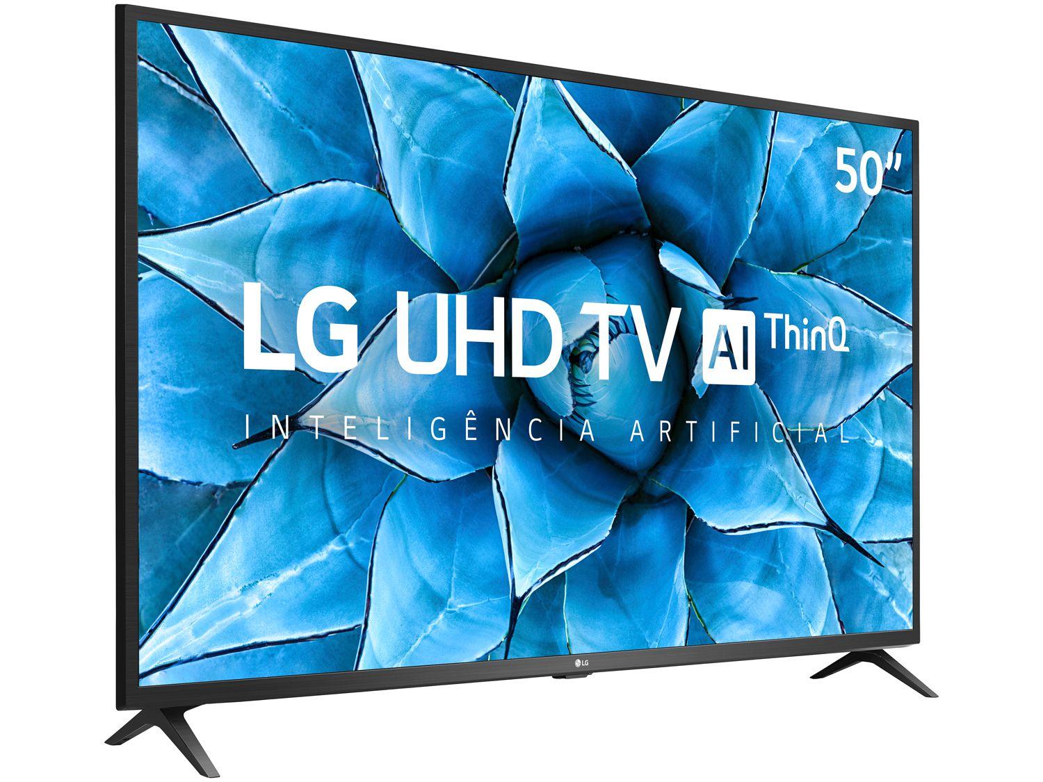 Smart TV 4K LED 50” LG 50UN7310PSC Wi-Fi Bluetooth - Inteligência ...