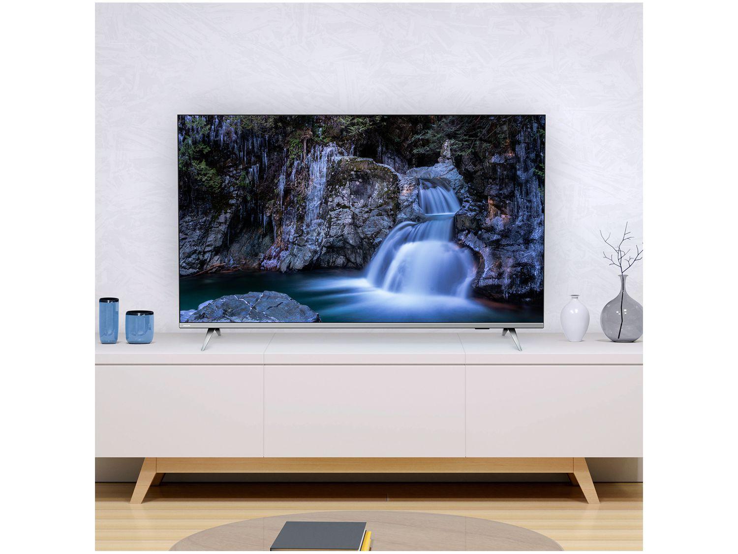 Smart TV 4K LED 50” UHD Philips 50PUG6654/78 Wi-Fi - Bluetooth 3 HDMI 2 ...