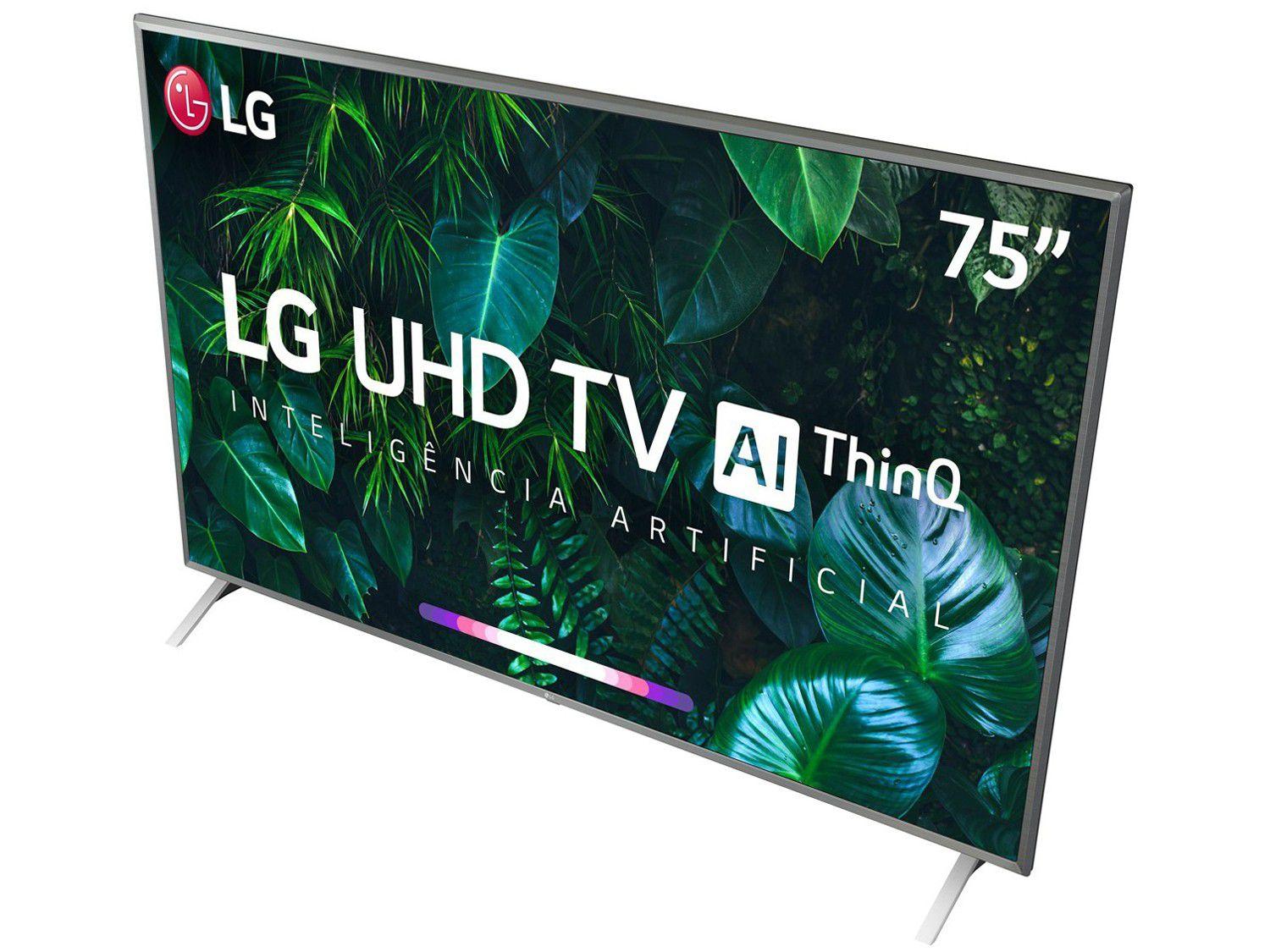 Smart TV 4K LED IPS 75” LG 75UN8000PSB Wi-Fi - Bluetooth HDR ...
