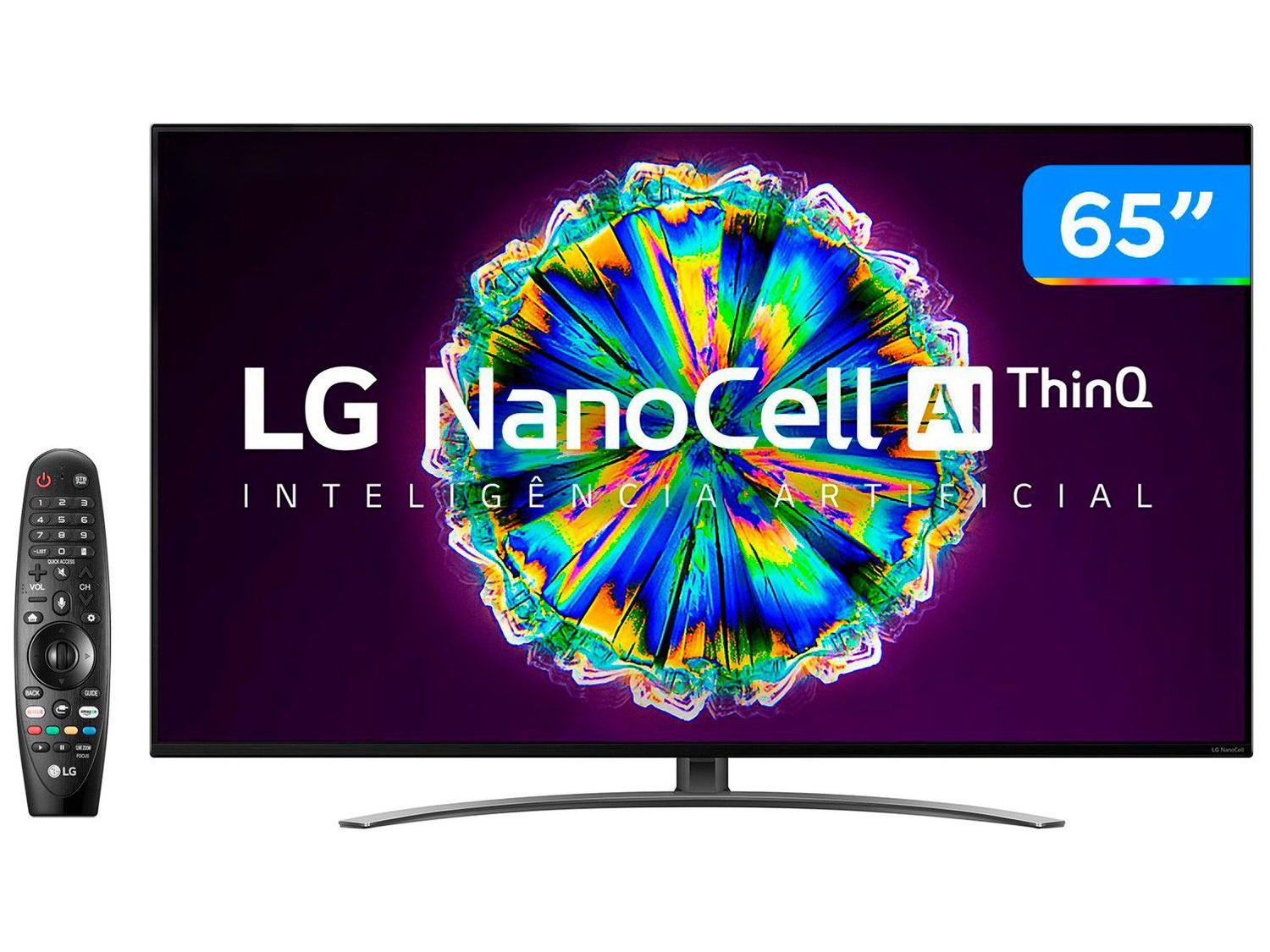 Smart TV 4K NanoCell IPS 65” LG 65NANO86 - Wi-Fi Bluetooth Smart TV 4K NanoCell IPS 65” LG 65NANO86 - Wi-Fi Bluetooth