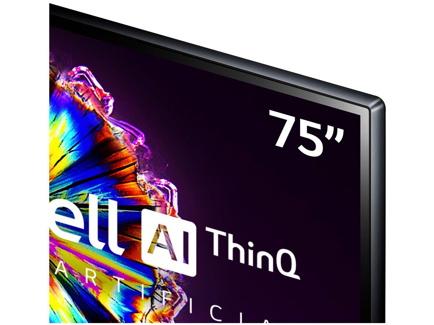 Smart TV 4K NanoCell IPS 75” LG 75NANO90SNA - Wi-Fi Bluetooth HDR ...
