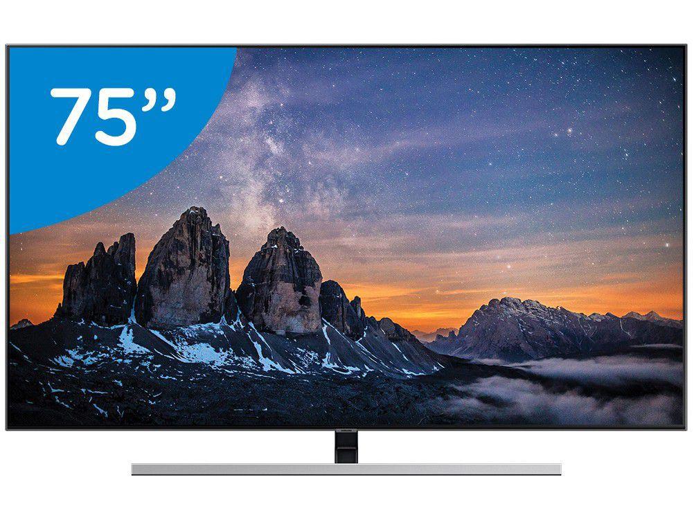 Smart TV 4K QLED 75” Samsung QN75Q80RAG Wi-Fi - HDR Conversor Digital 4 ...