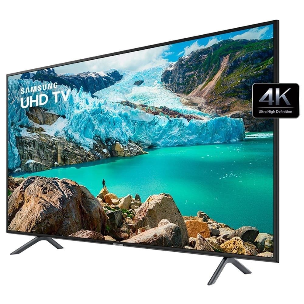 Smart TV 50” Samsung UN50RU7100GXZD 4K com HDR, Wi-Fi, 2USB, 3HDMI e ...