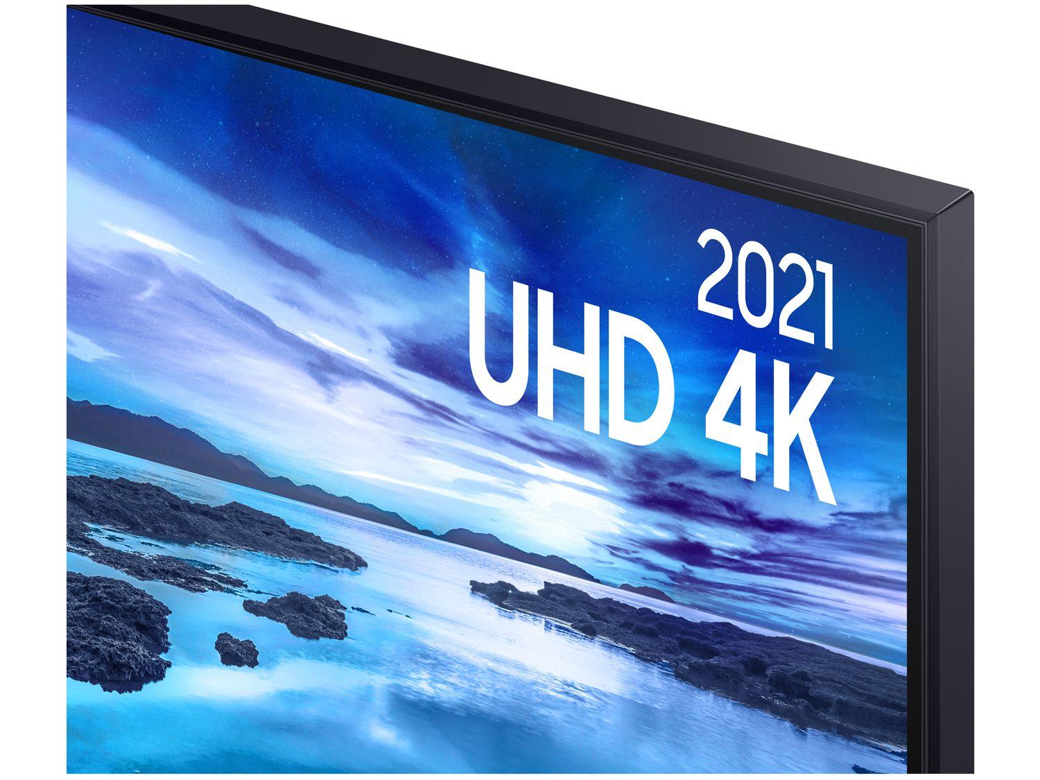 Smart TV 55” Crystal 4K Samsung 55AU7700 - Wi-Fi Bluetooth HDR Alexa ...