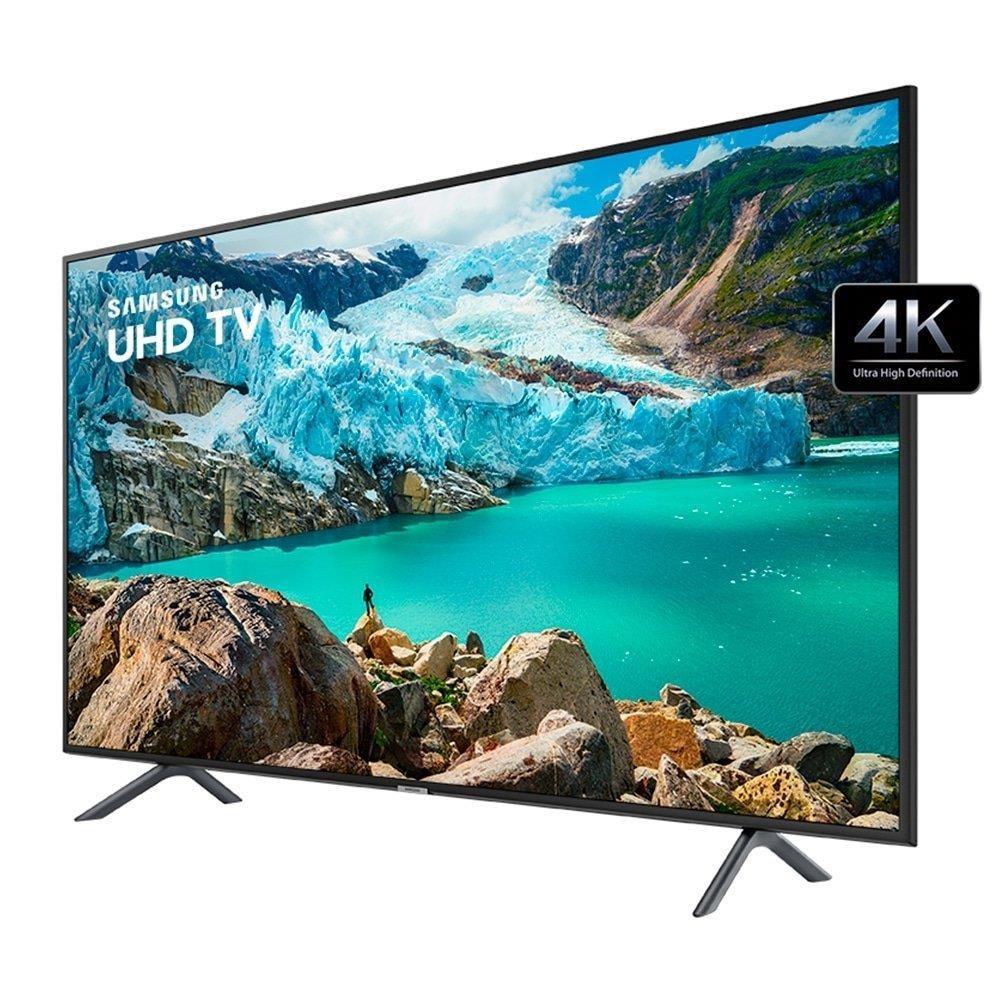 Smart TV 55” LED Samsung UN55RU7100GXZD 4K Ultra HD HDR com WiFi, 2 USB ...