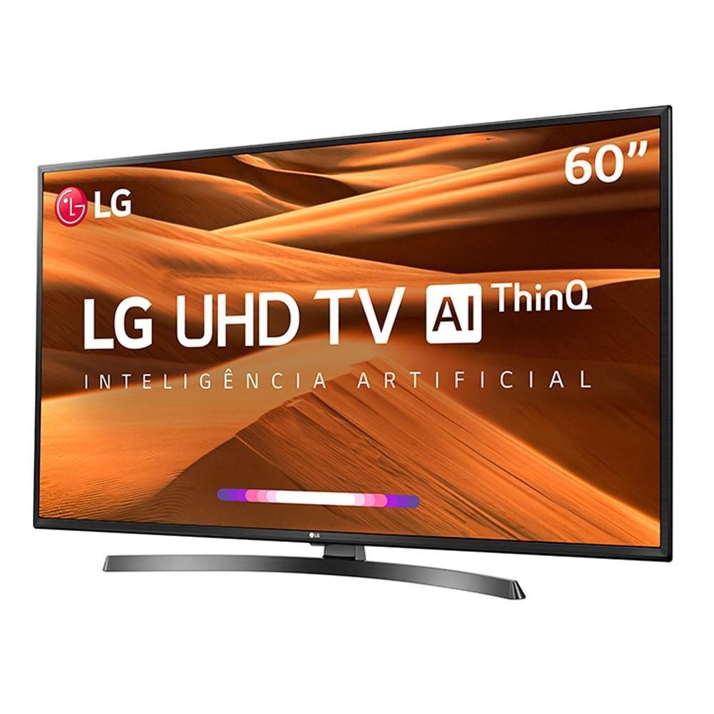 Smart TV 60” LED LG 60UM7470PSA 4K com Wi-fi, 2 USB, 3 HDMI e 60Hz - Tv 4k - Magazine Luiza