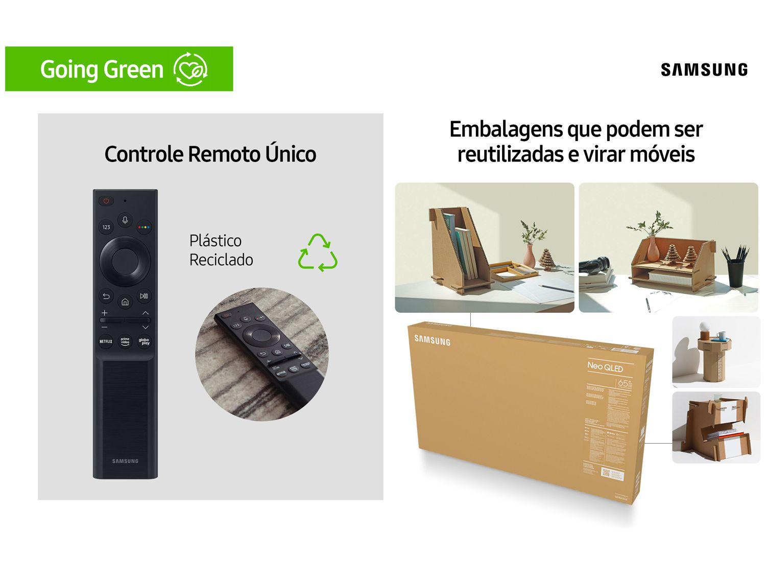 Smart TV 75” Crystal 4K Samsung 75AU7700 Wi-Fi - Bluetooth HDR Alexa ...