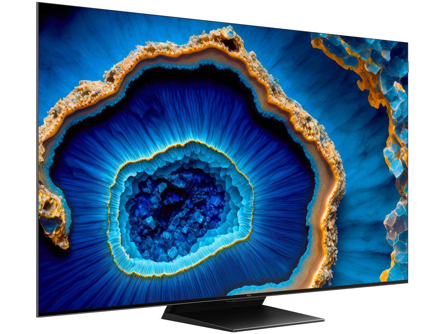 Smart TV 85" 4K UHD QLED Mini LED TCL 85C755 120Hz Wi-Fi Bluetooth 4 ...